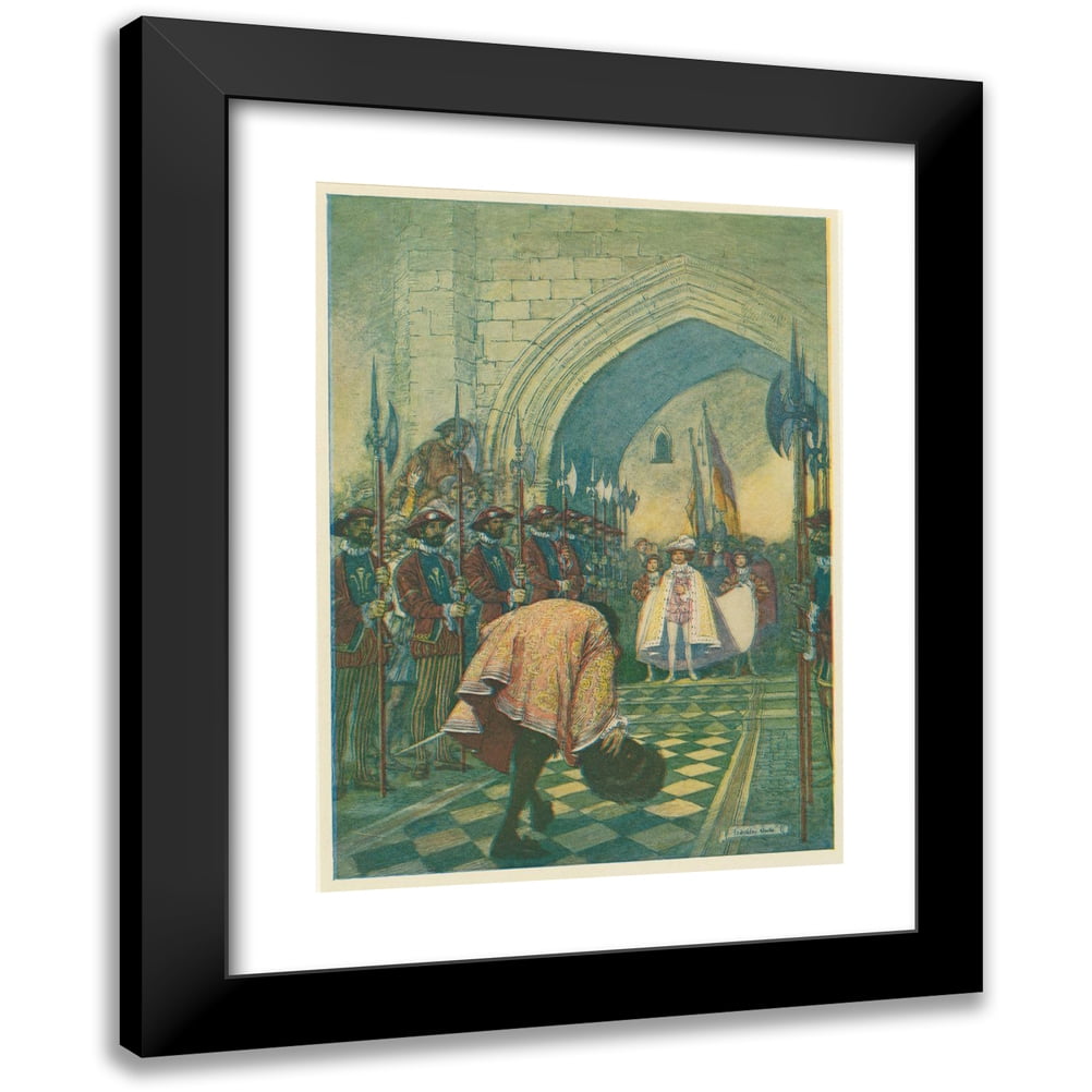 Franklin Booth 14x18 Black Modern Framed Museum Art Print Titled - He ...
