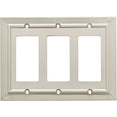 Franklin Brass Classic Architecture Triple Decorator Wall Plate in ...