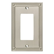 Franklin Brass Classic Beaded Triple Decorator Wall Plate in Pure White ...