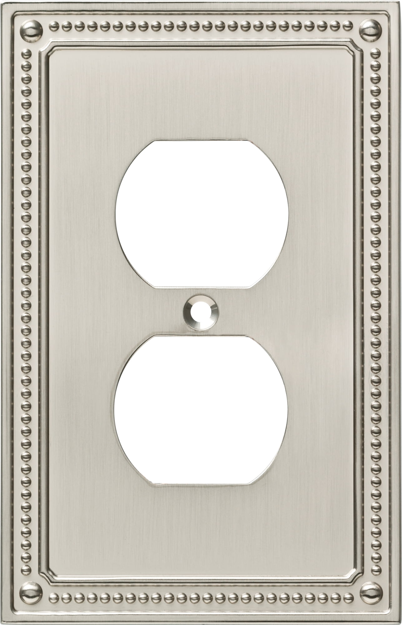 Franklin Brass Classic Beaded Single Duplex Wall Plate - Walmart.com