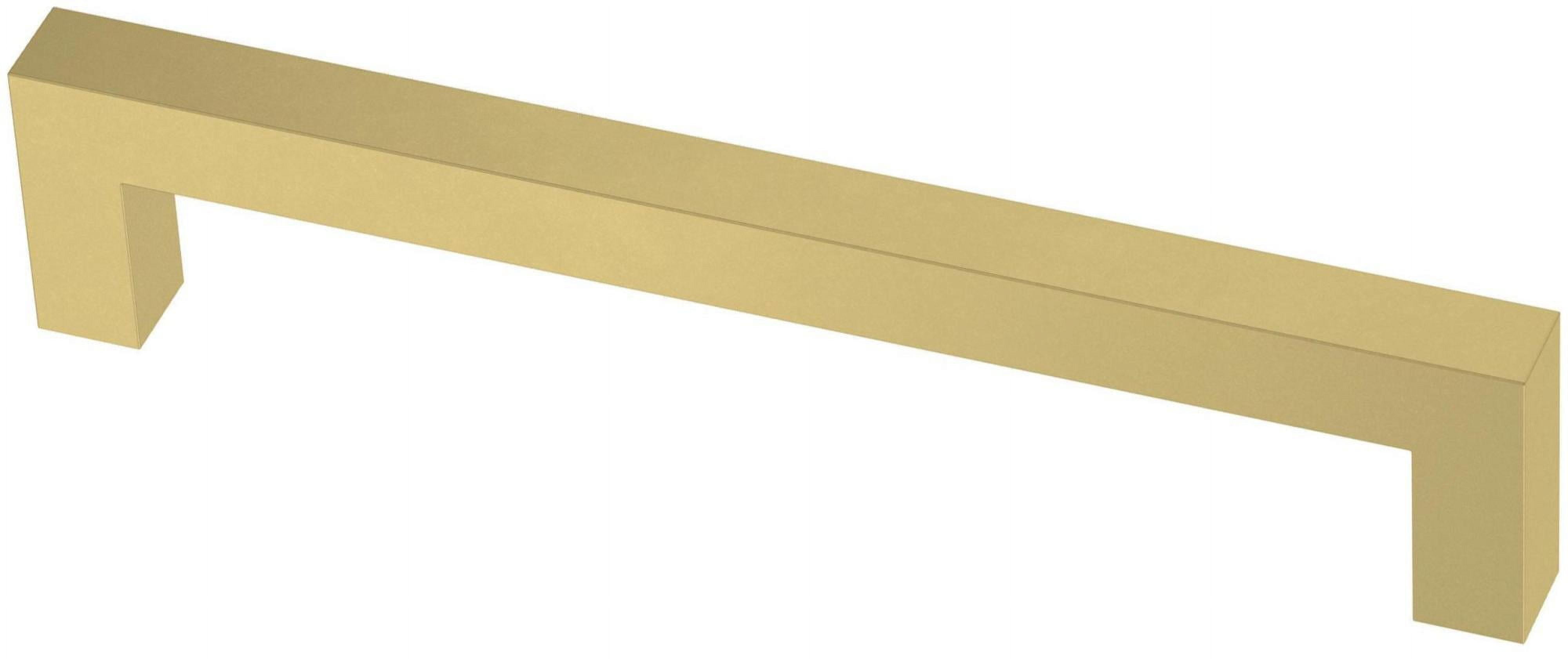 Franklin Brass Simple Modern Square Pull 5 1/16" Satin Gold Cabinet ...