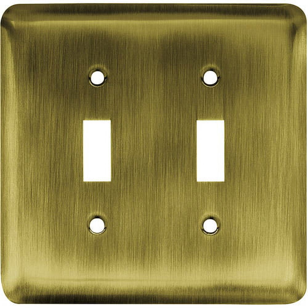 Franklin Brass Rounded Corner Double Switch Wall Plate, Available in ...