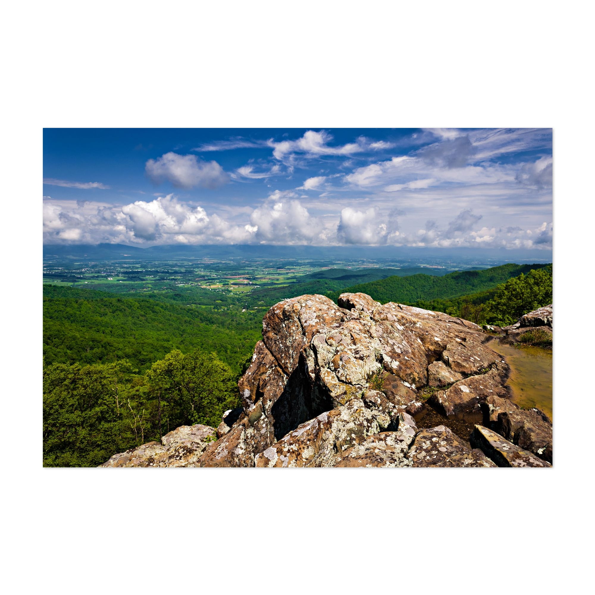 Franklin Cliffs 01 - Virginia Photography Unframed Wall Art Print 8 x ...