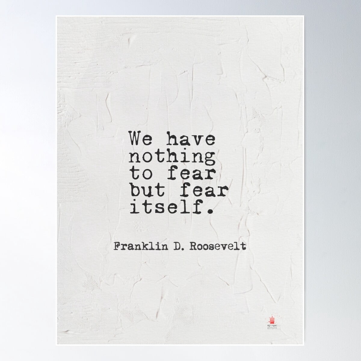 Franklin D. Roosevelt 24 Quote Poster Wall Art, Modern Wall Decor For ...