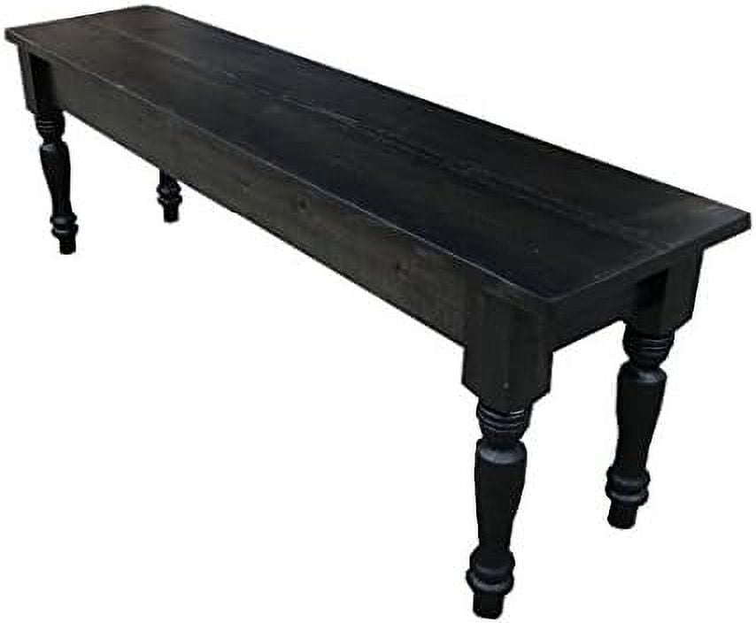 Franklin Farm Bench- Black (48) - Walmart.com