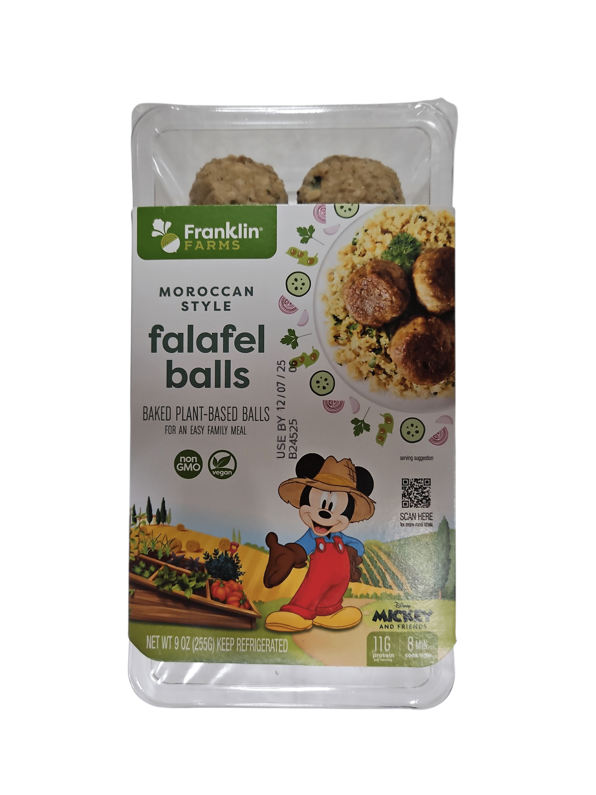 Franklin Farms Vegan Seitan Falafel Balls, 9oz Packet - Cholesterol ...
