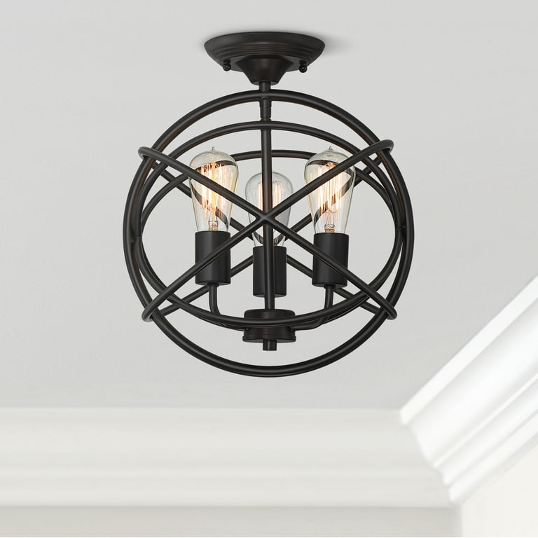 Metal Sphere Light Fixture