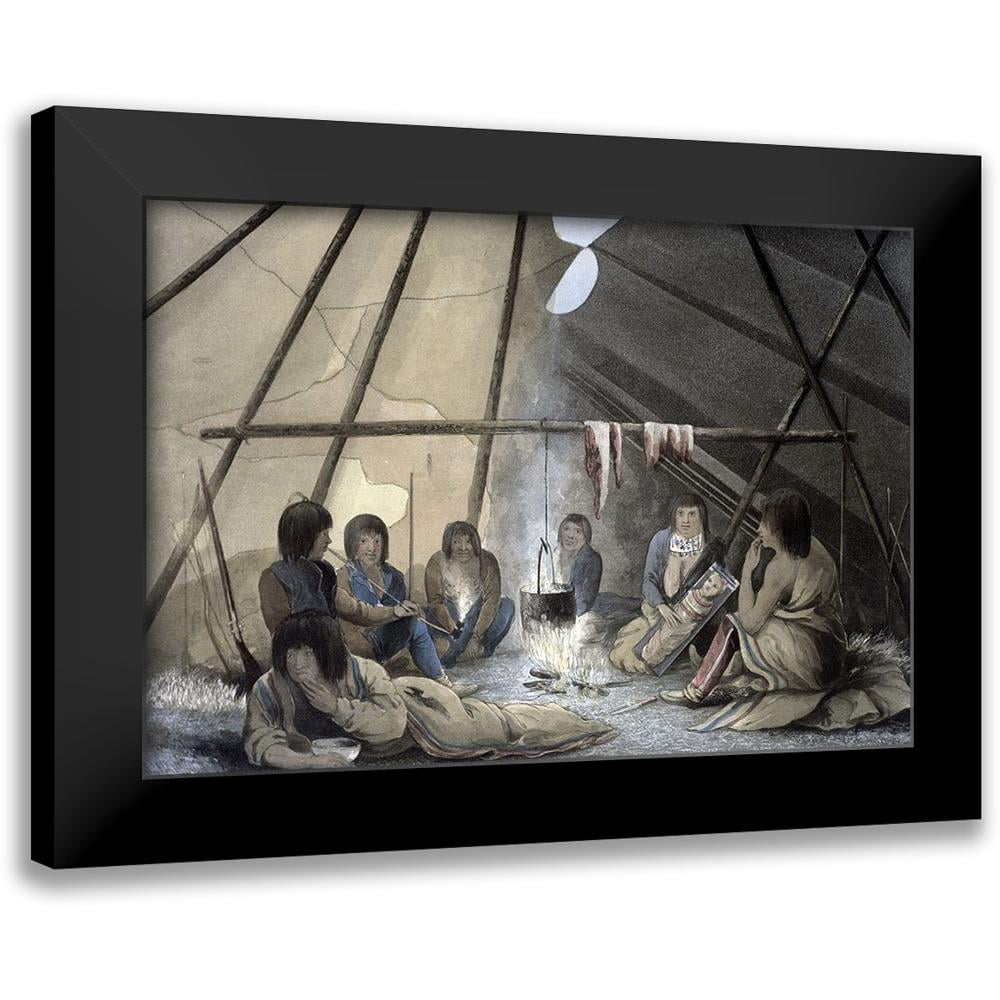 Franklin, John 18x14 Black Modern Framed Museum Art Print Titled ...