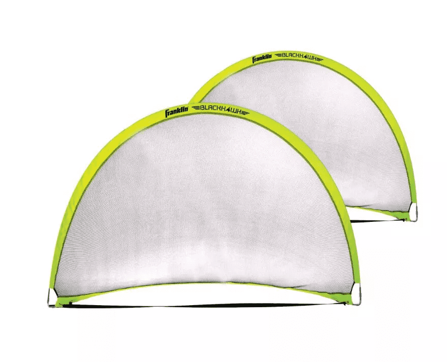 Franklin Sports 4'X3' Blackhawk Pop Up Soccer Goal Set with Carry Bag ...