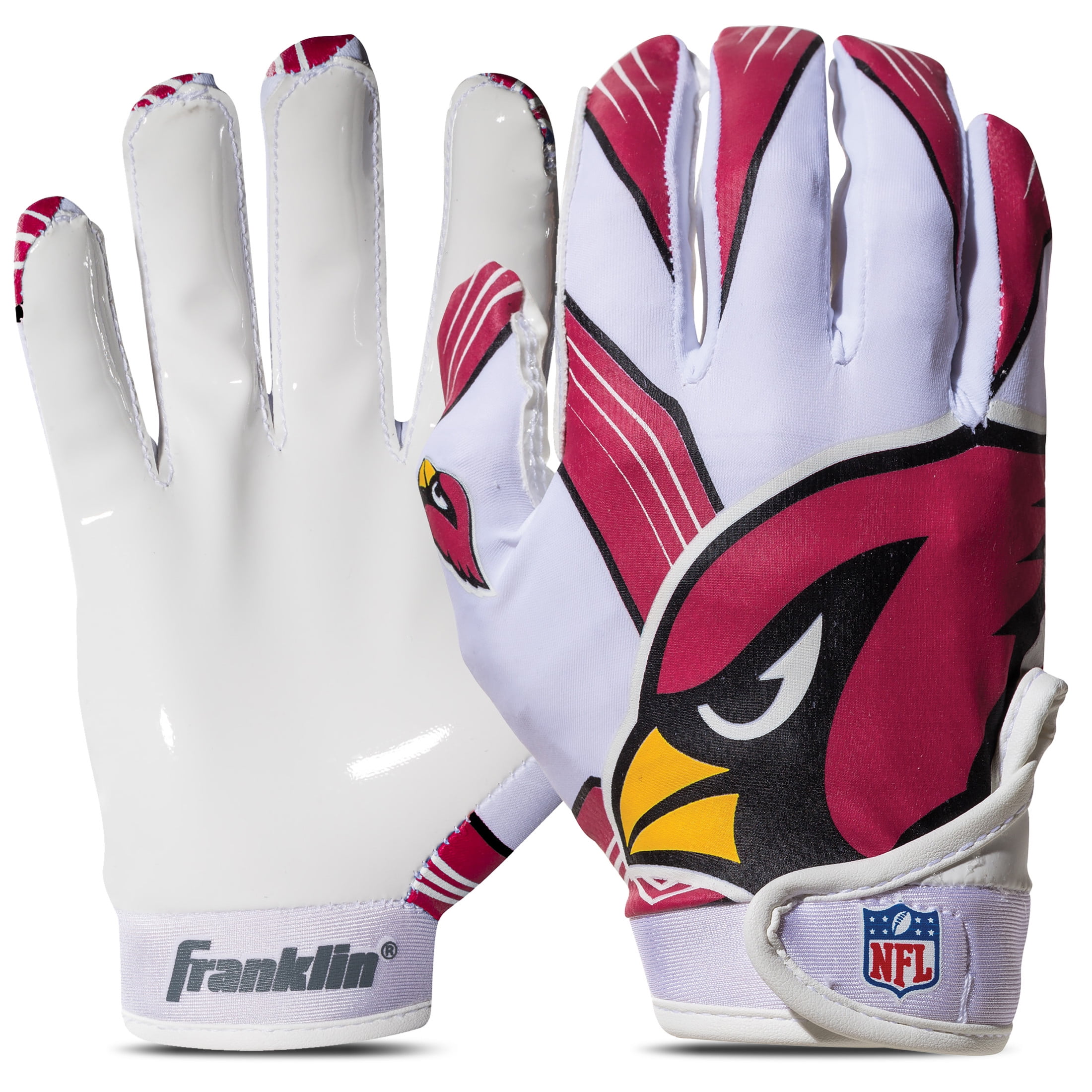 Franklin Sports Arizona Cardinals Youth NFL Football Receiver Gloves ...