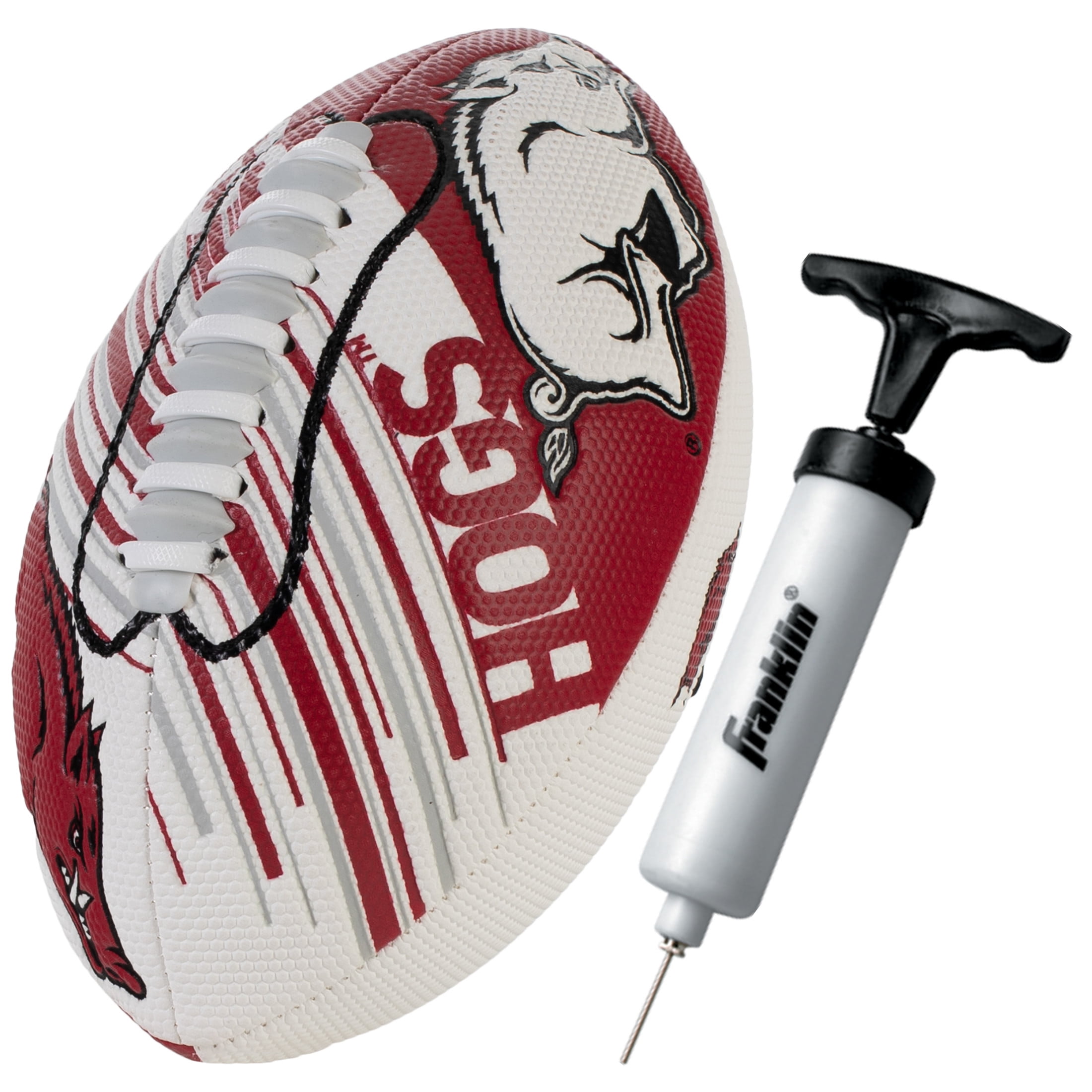 NCAA Arkansas Razorbacks Youth Mini Football - 8.5" Football- SPACELACE ...