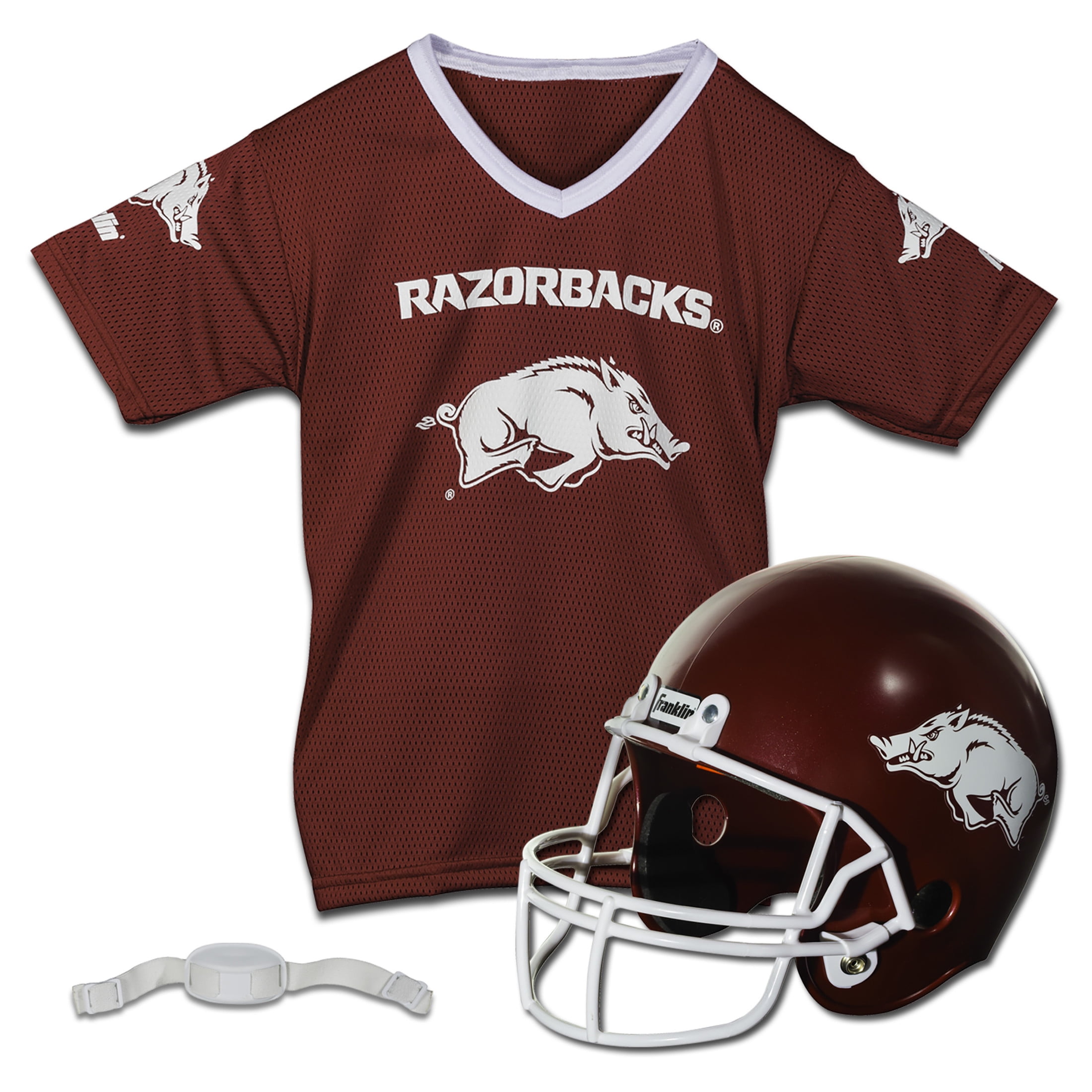 Franklin Sports Arkansas Razorbacks Kids College Football Uniform Set ...