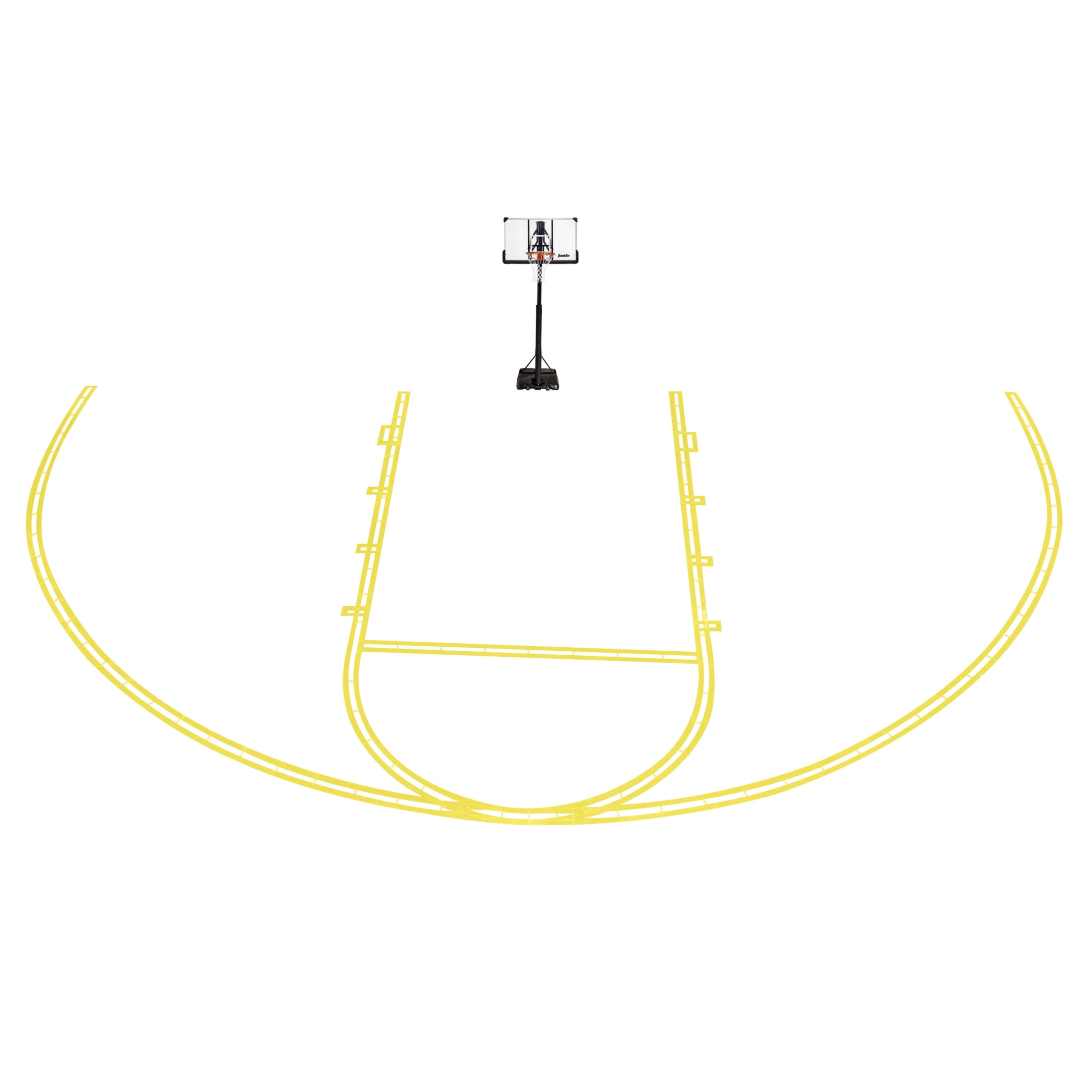 Franklin Sports Basketball Court Marking Kit - Walmart.com