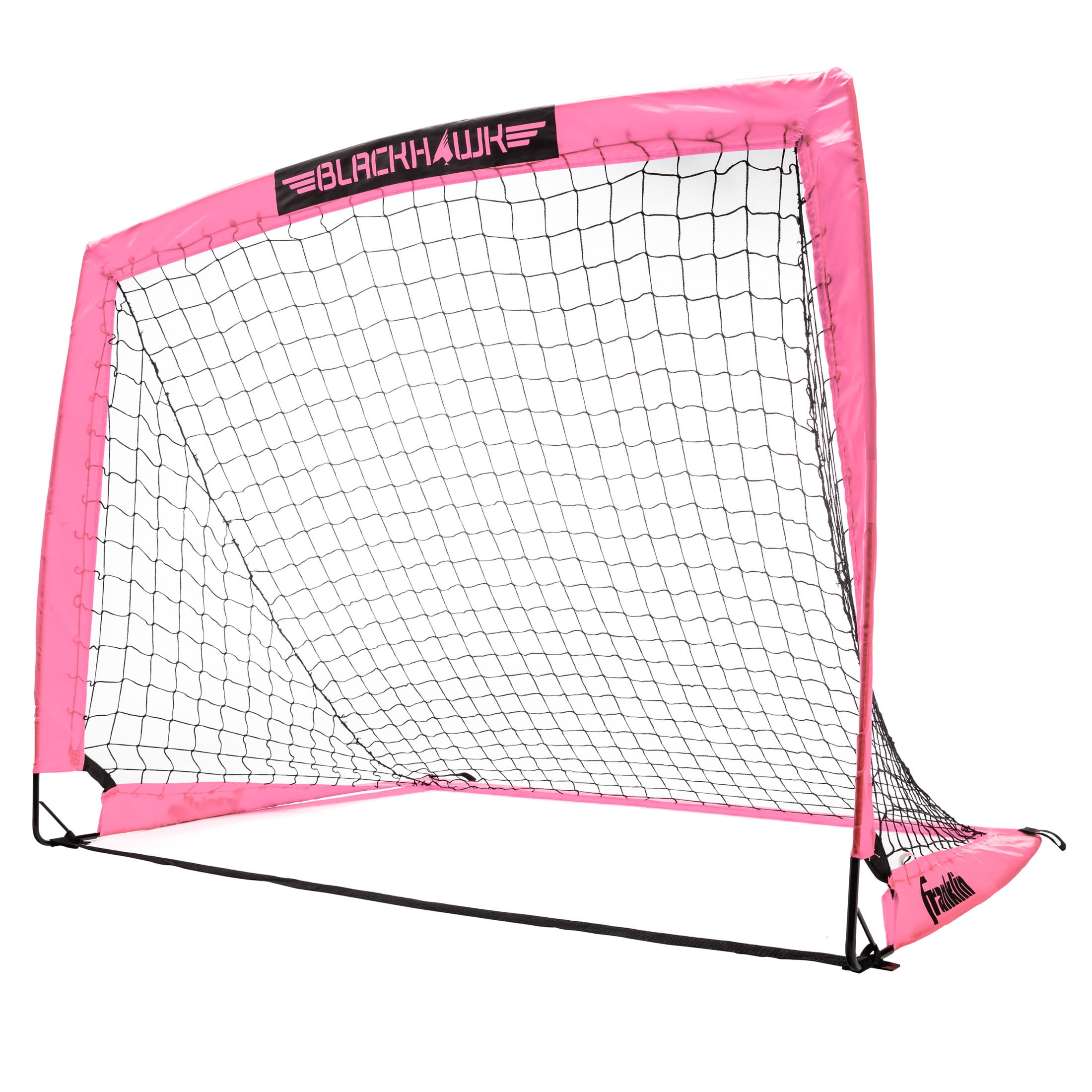 Franklin Sports Blackhawk Soccer Goal - Pop Up Net - 4' x 3' - Pink ...
