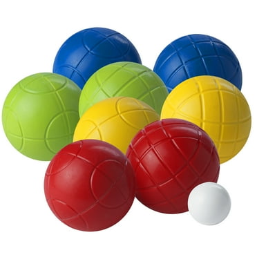 Wild Sports Bocce Set, 8 Durable 90mm Bocce Balls and 40mm Pallino for ...