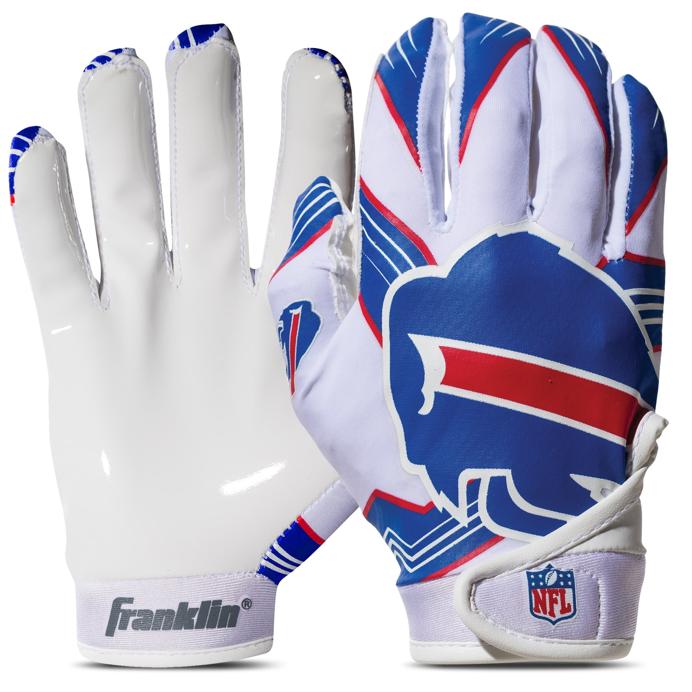 Franklin Sports Buffalo Bills Youth NFL Football Receiver Gloves ...