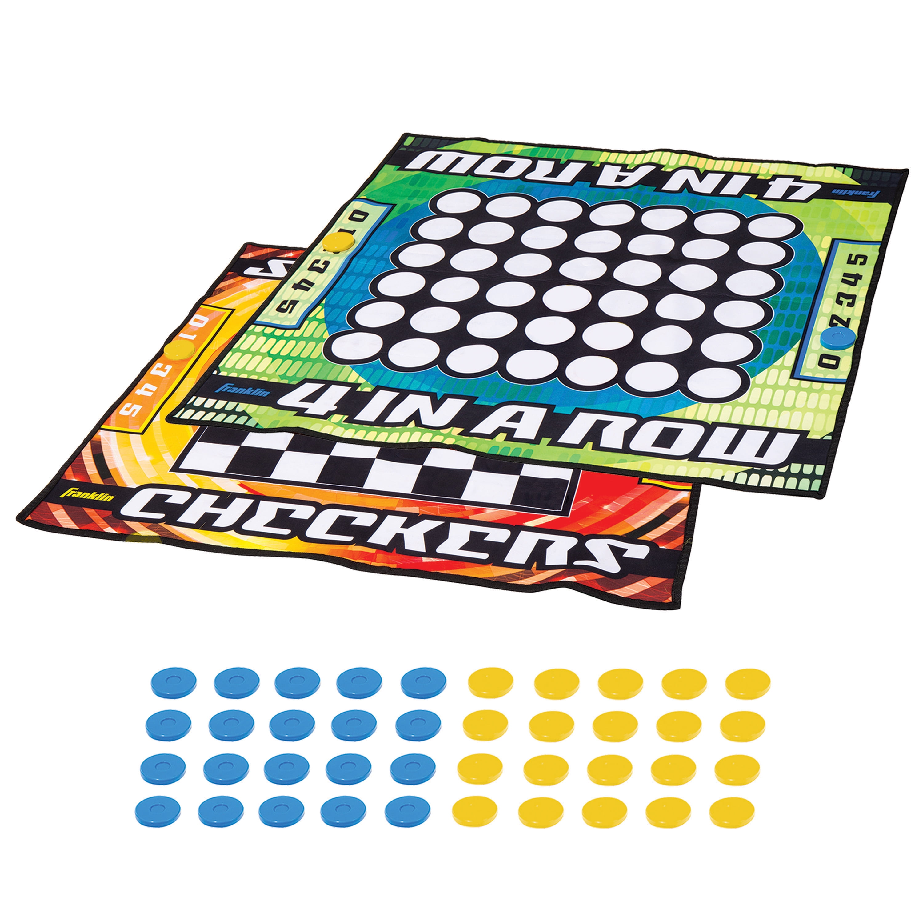 Franklin Sports Checkers and Four in a Row Mat Game - Walmart.com