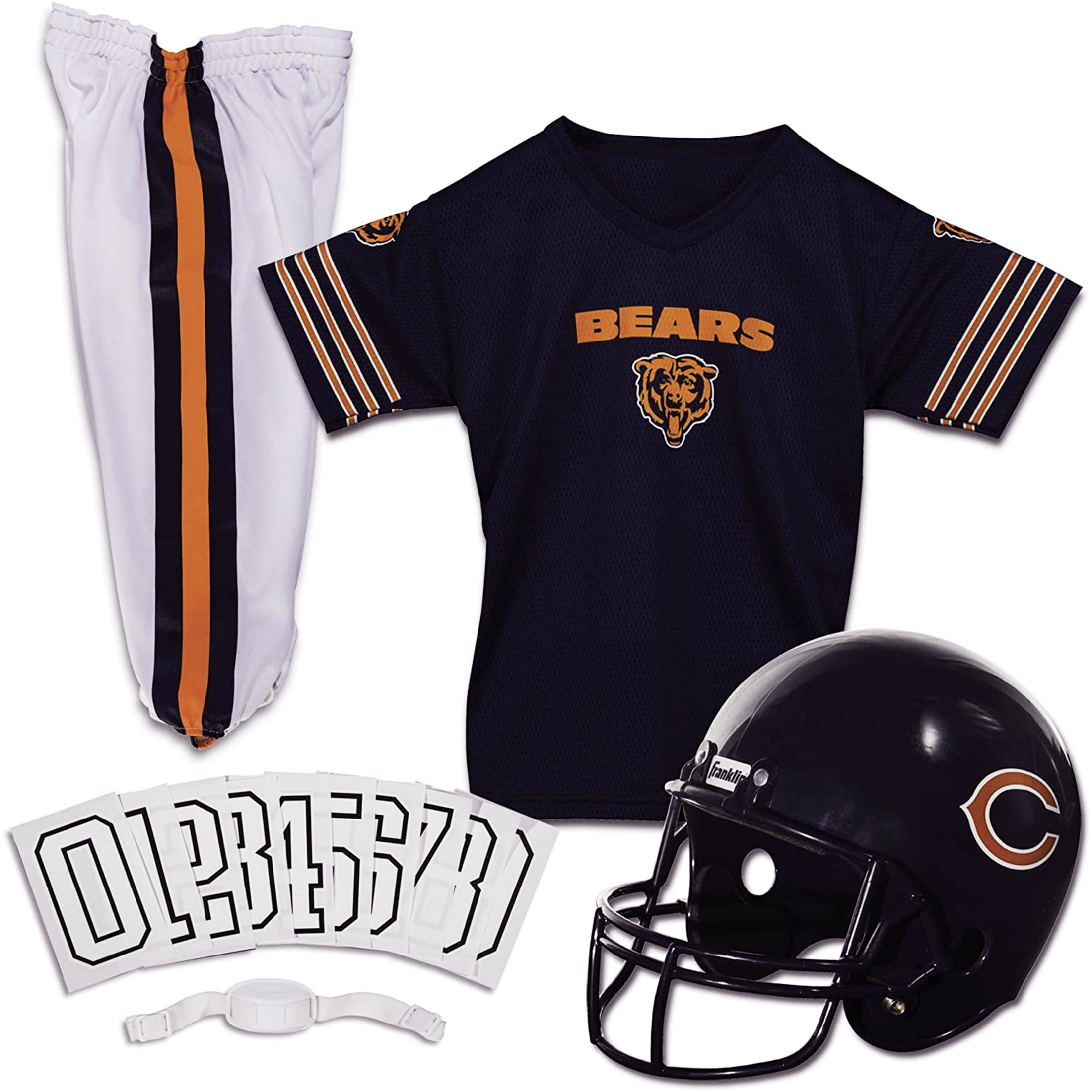 Franklin Sports Chicago Bears Kids NFL Uniform Set - Youth NFL Team ...