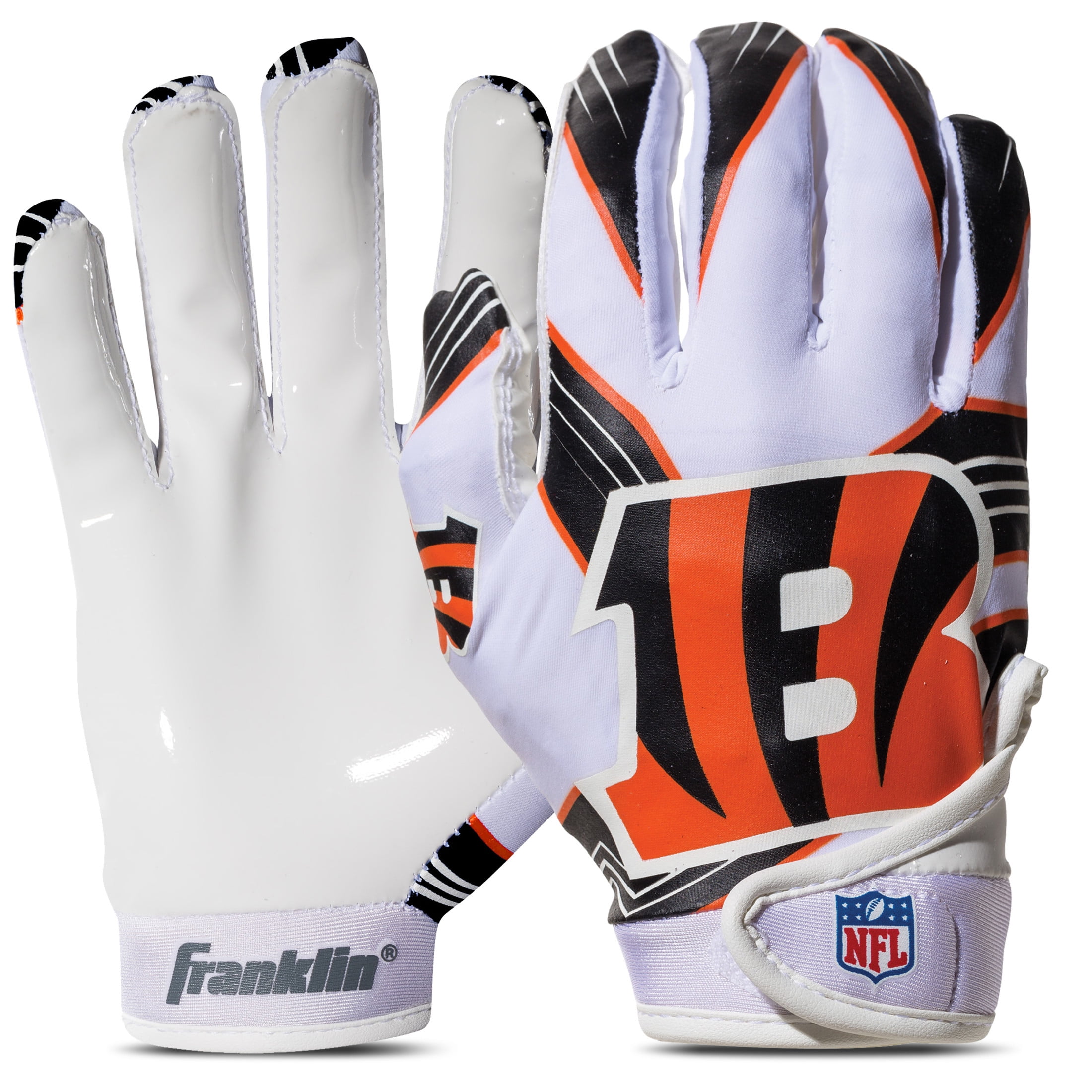 Franklin Sports Cincinnati Bengals Youth NFL Football Receiver Gloves ...