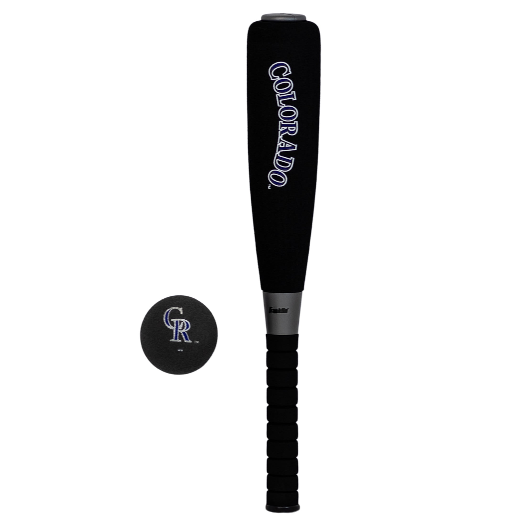 Franklin Sports Colorado Rockies Foam Bat & Ball Set - 21" Soft Jumbo ...