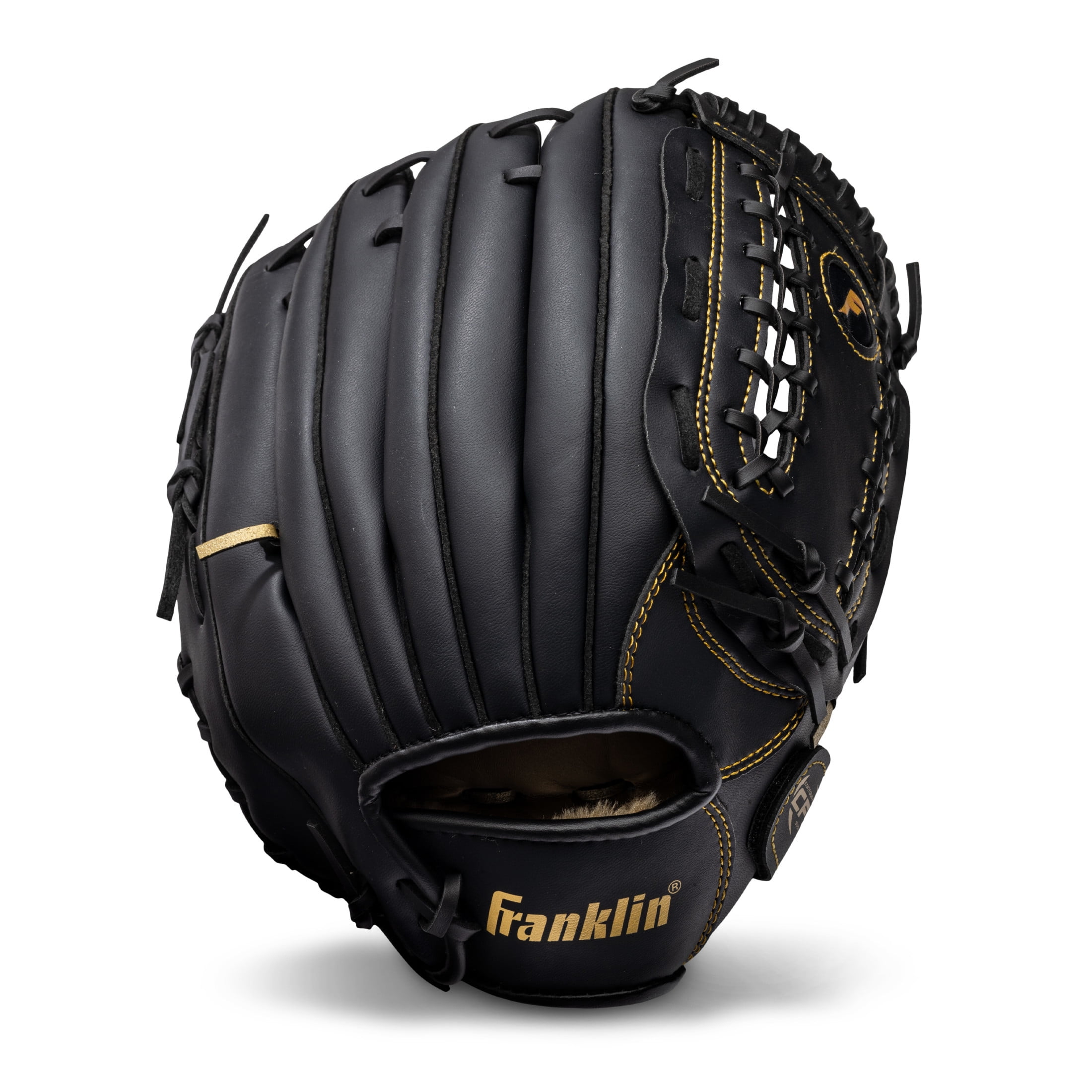 Franklin Sports Field Master Baseball + Softball Glove, 12 in, Black ...