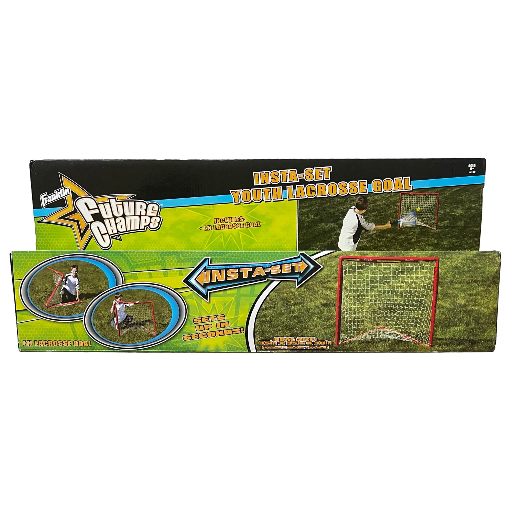 Franklin Sports Future Champs Insta-Set Youth Lacrosse Goal Net ...