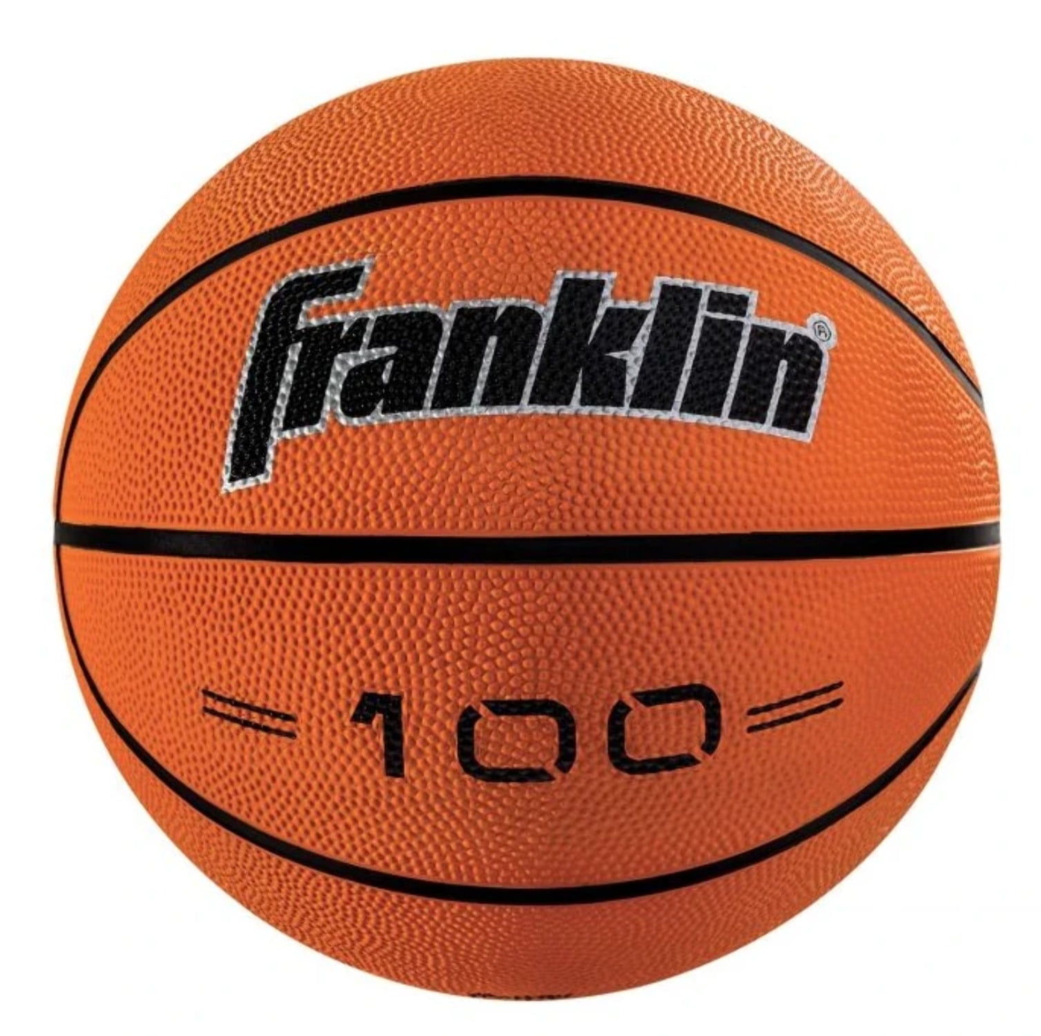 Franklin Sports Intermediate Size Grip-Rite 100 Rubber Basketball, 28.5 ...