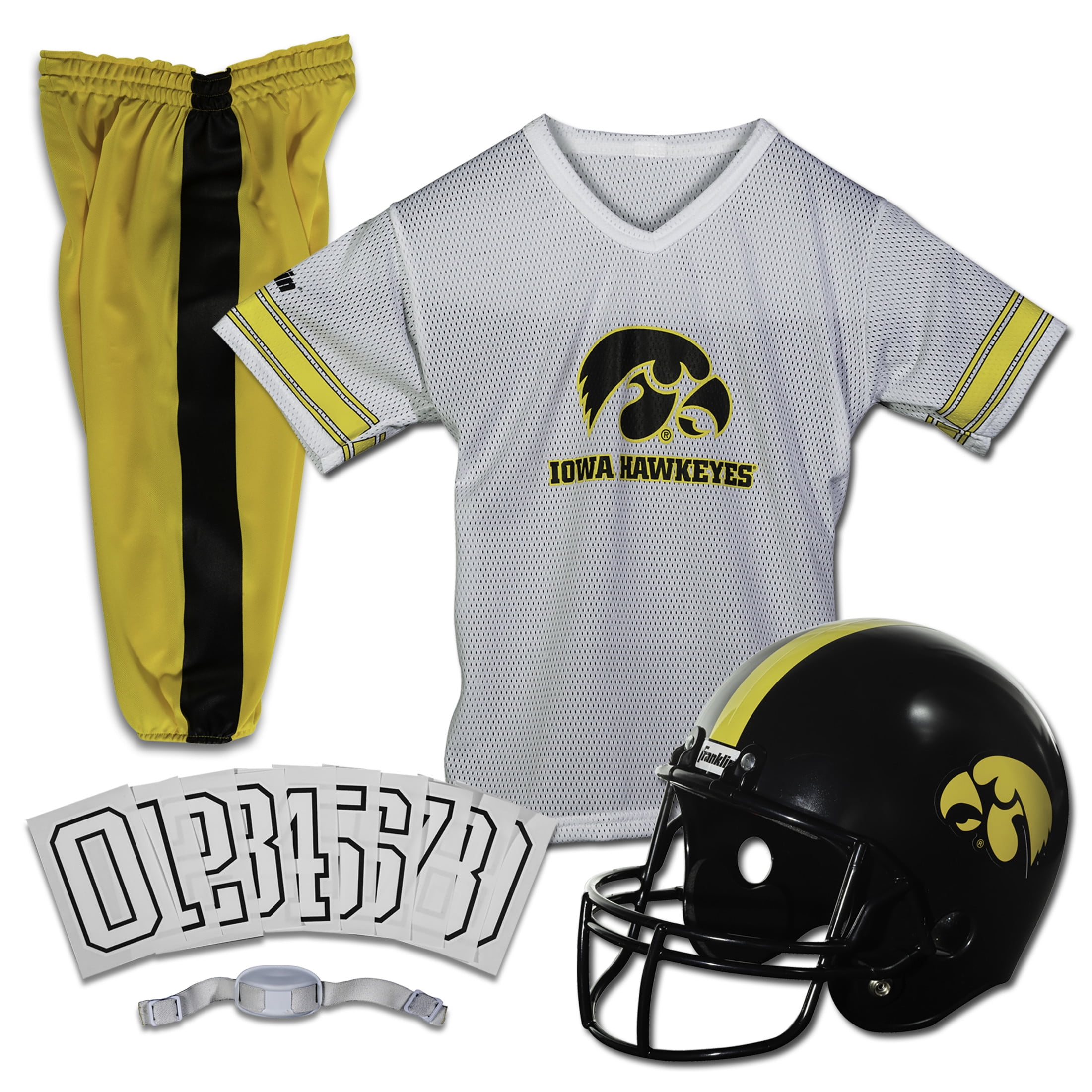 Franklin Sports Iowa Hawkeyes Kids College Football Uniform Set - Youth ...