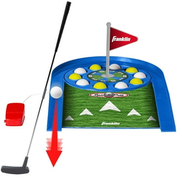 Franklin Sports Kids Plastic Golf Set - Adjustable Youth Clubs - Red ...