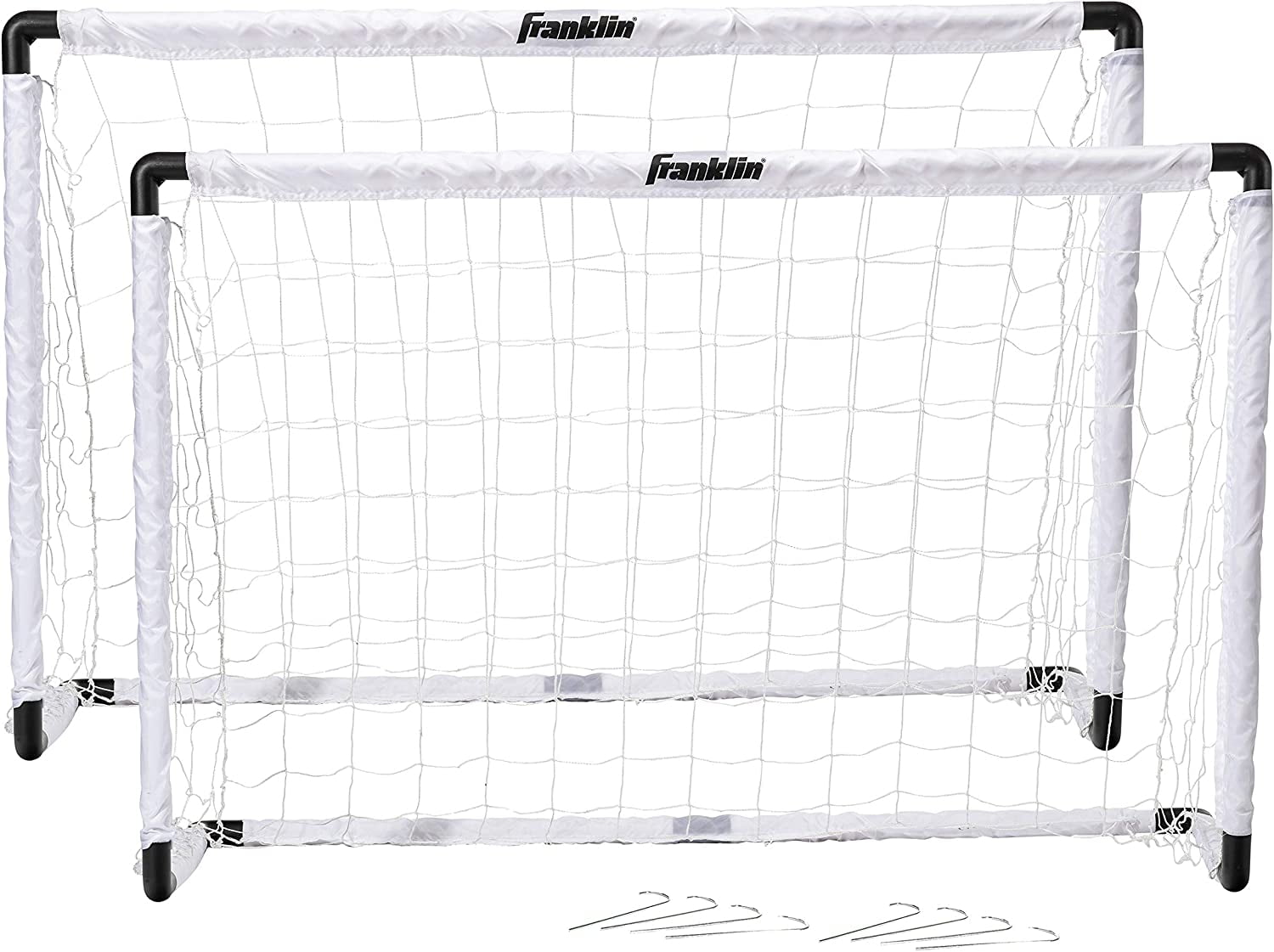 Franklin Sports Kids Soccer Goal Set - Portable Backyard Youth Soccer ...