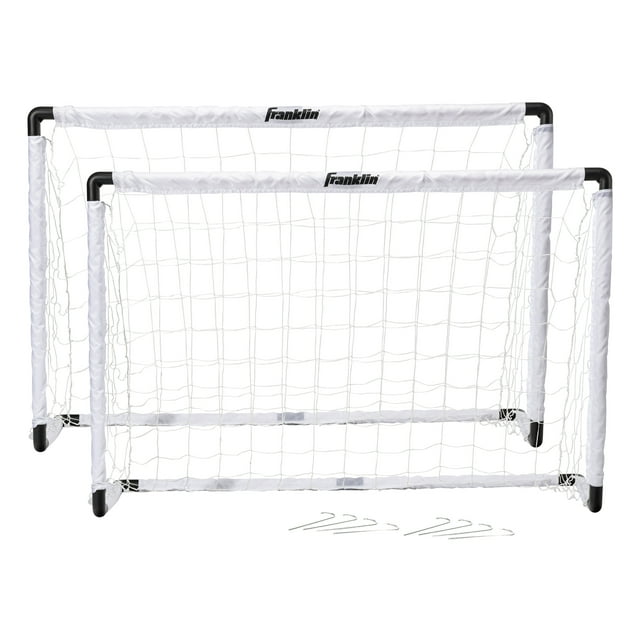 Franklin Sports Kids Soccer Goals Set - (2) Portable Youth Nets - 54" x ...