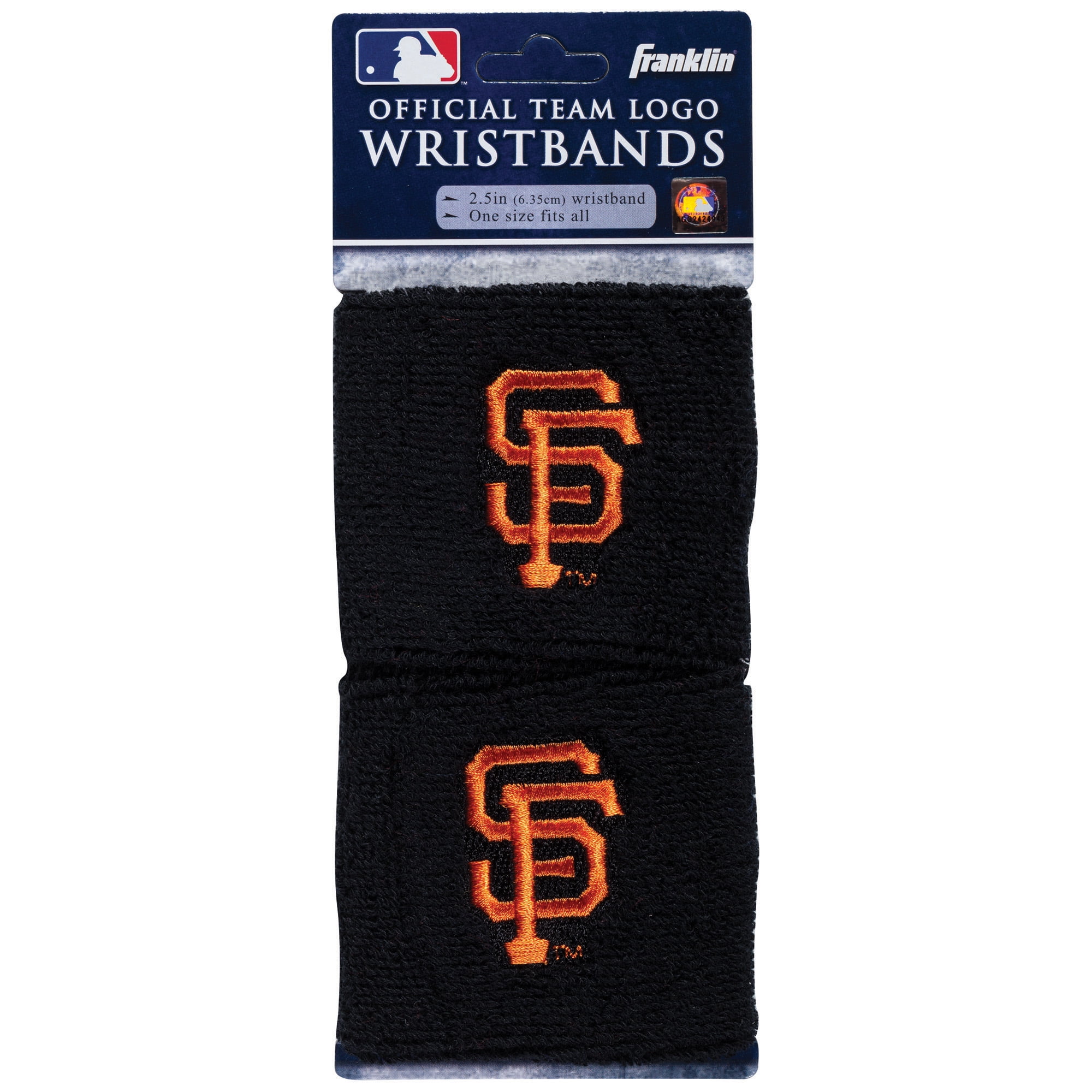 Franklin Sports MLB 2.5" Embroidered Wristbands - Walmart.com