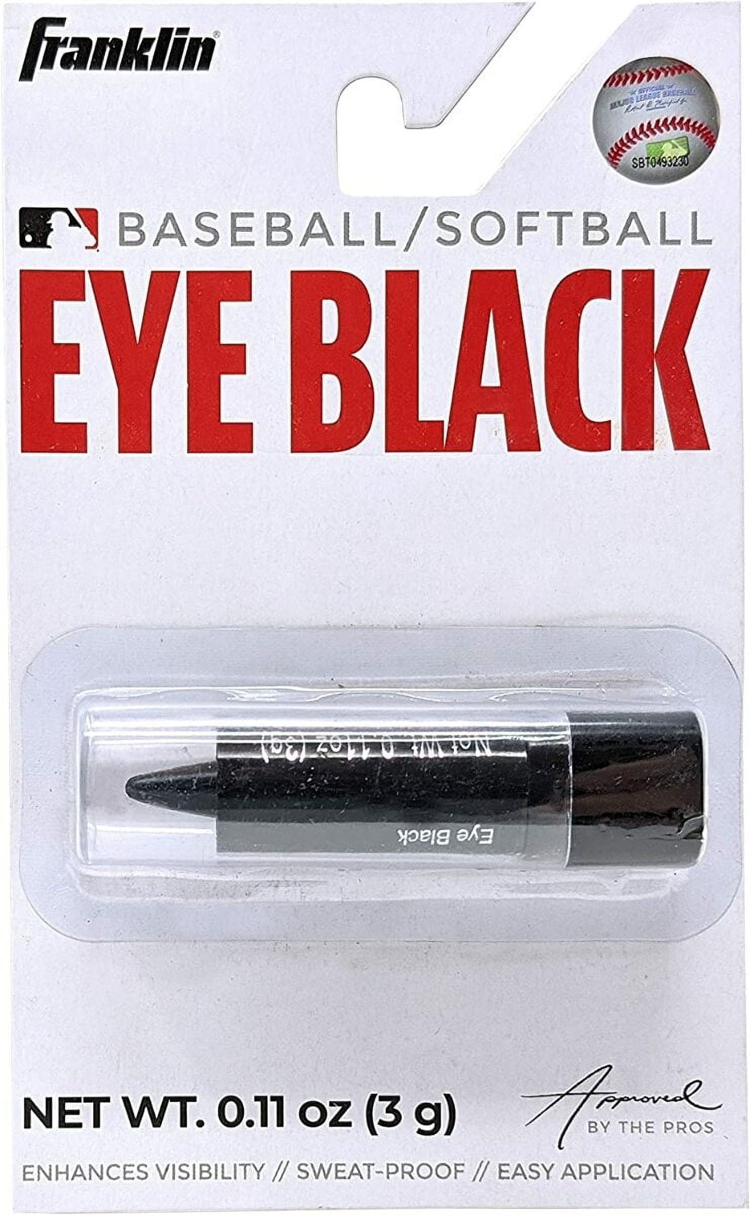 Franklin Sports MLB Baseball / Softball Eye Black Stick, Reduces Glare ...