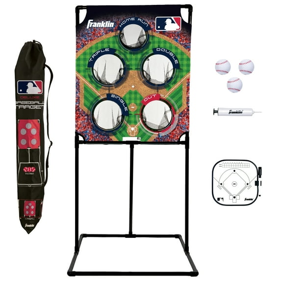 Franklin Sports MLB Baseball Target Toss Game - MLB Deluxe Kids ...