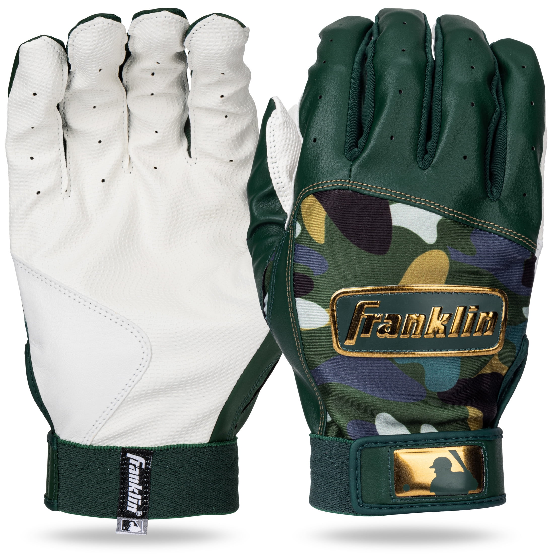 Franklin Sports MLB Batting Gloves - Digitek Camo Baseball + Softball Batting Gloves - Premium ...