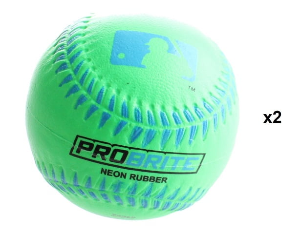 Franklin Sports MLB ProBrite Neon Colored Soft Rubber Tee Ball ...