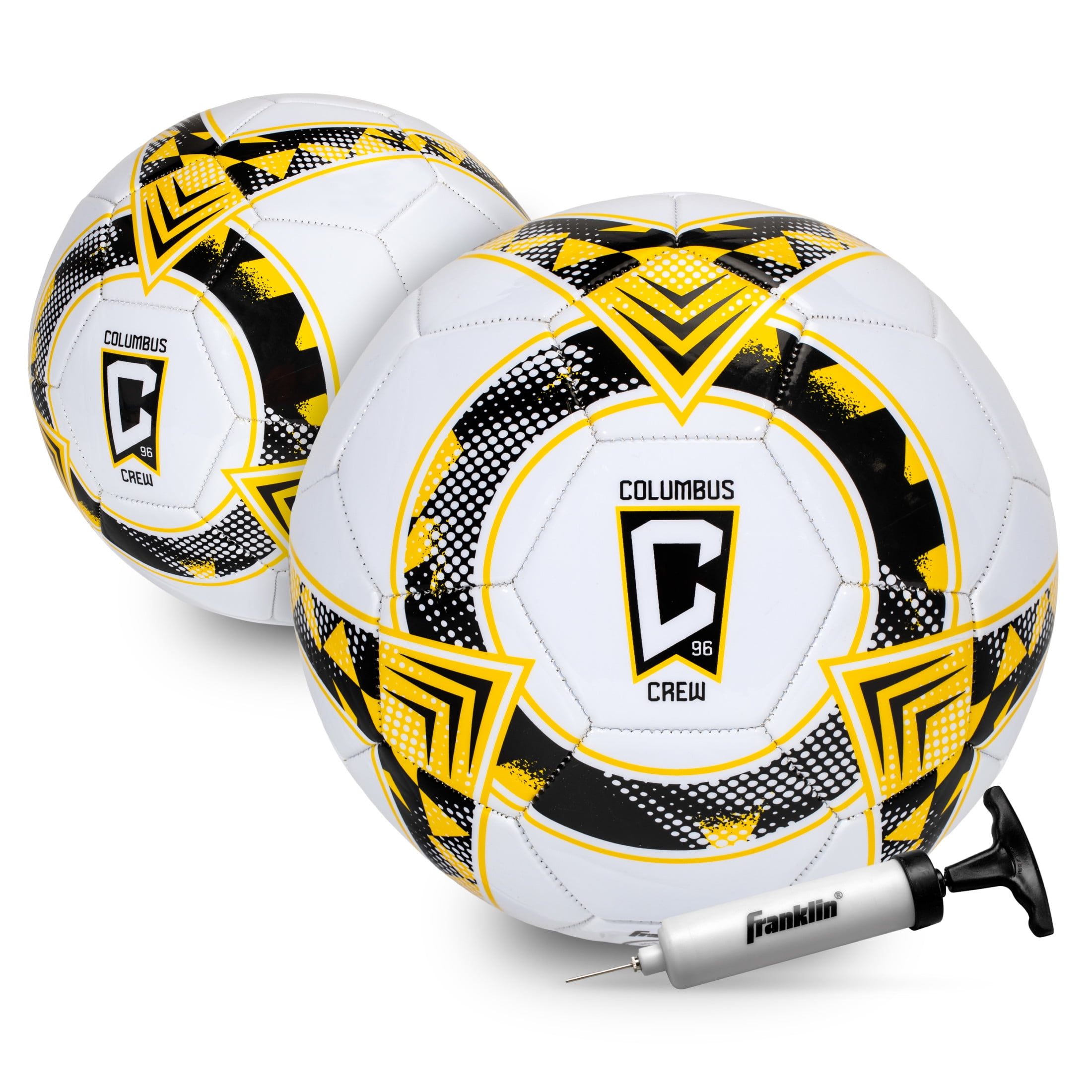 Franklin Sports MLS Columbus Crew SC Soccer Ball - Official Size 5 ...