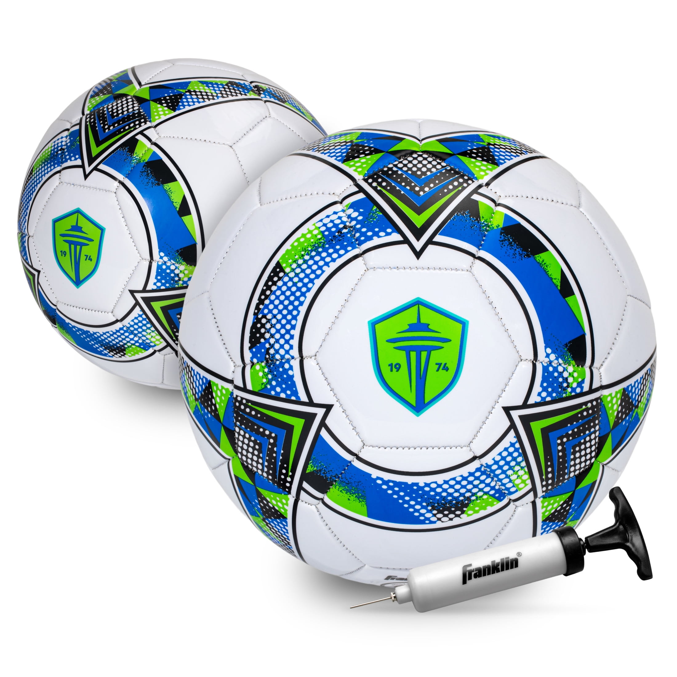 Franklin Sports MLS Seattle Sounders FC Soccer Ball - Official Size 5 ...