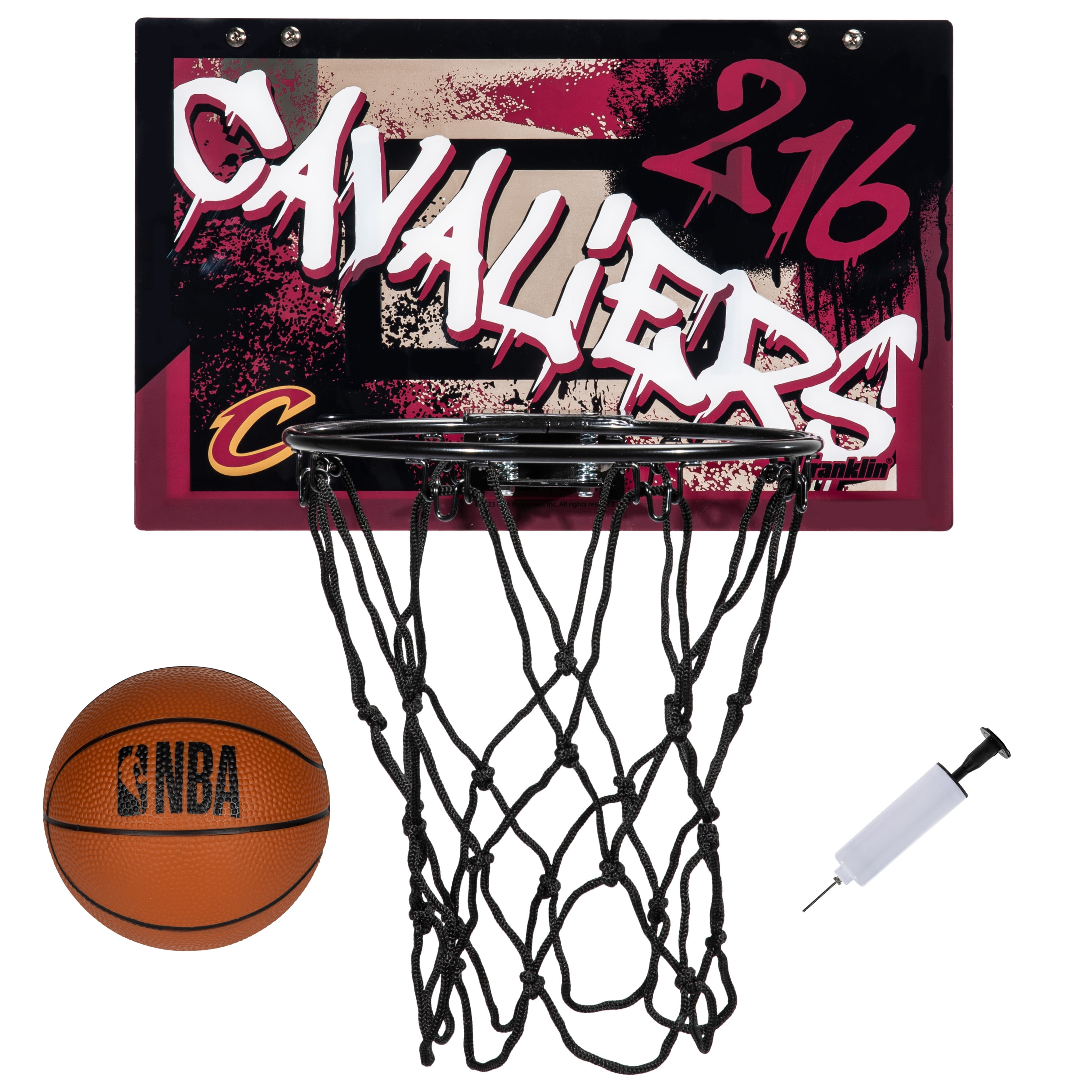 Franklin Sports NBA Cleveland Cavaliers Over the Door Basketball Hoop ...