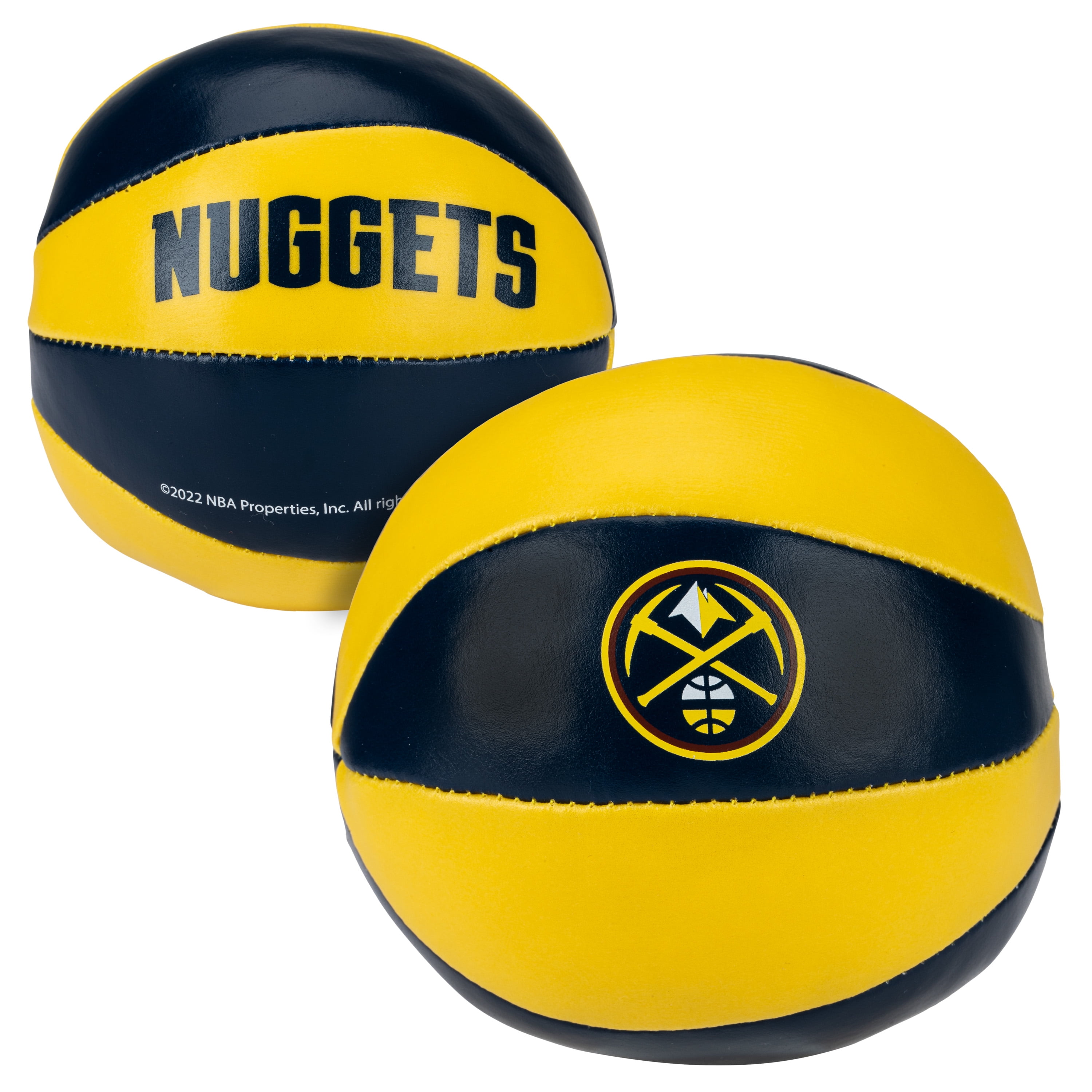 Franklin Sports NBA Denver Nuggets Toy Basketballs - 2 Pack of Kids ...