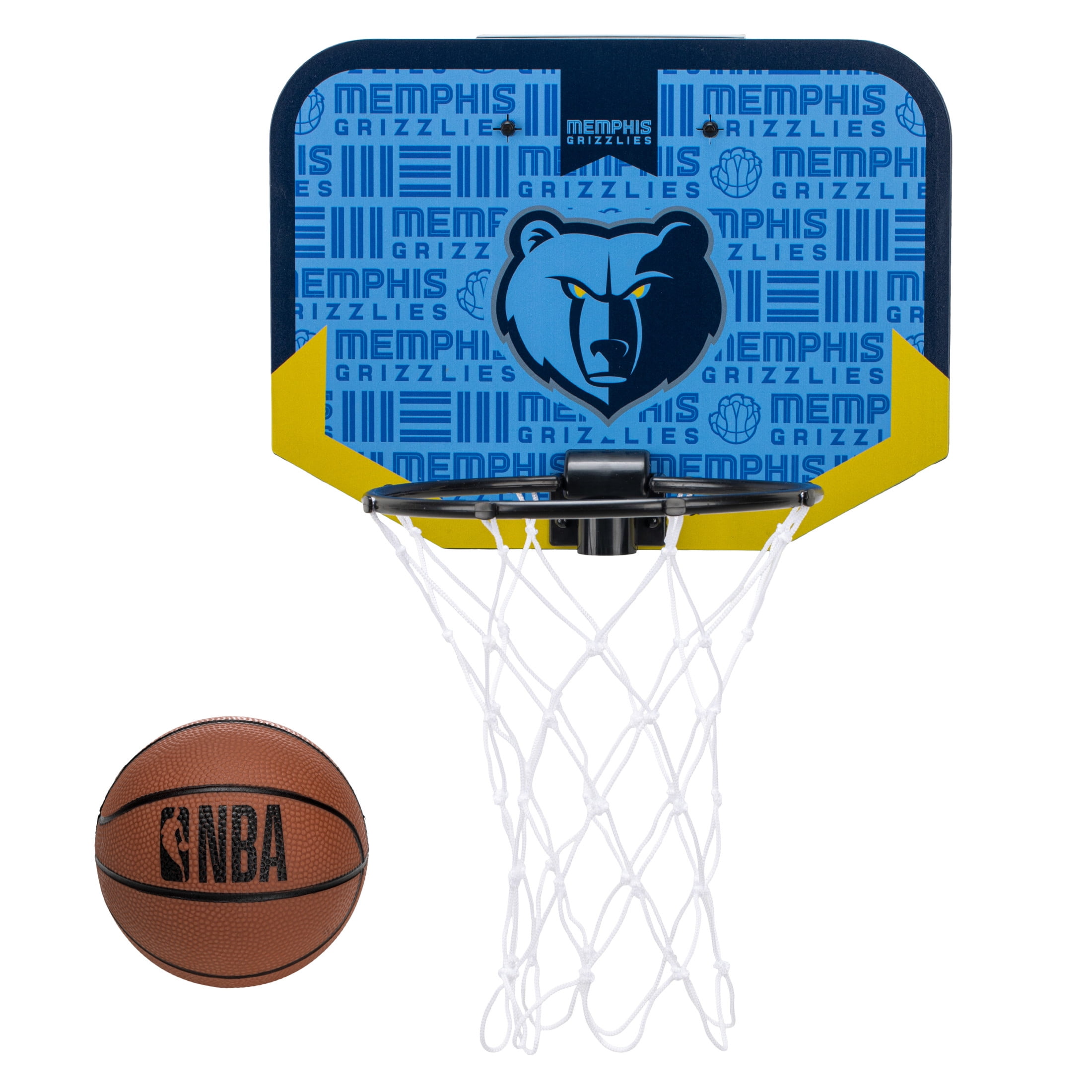 Franklin Sports NBA Memphis Grizzlies Mini Over the Door Basketball ...