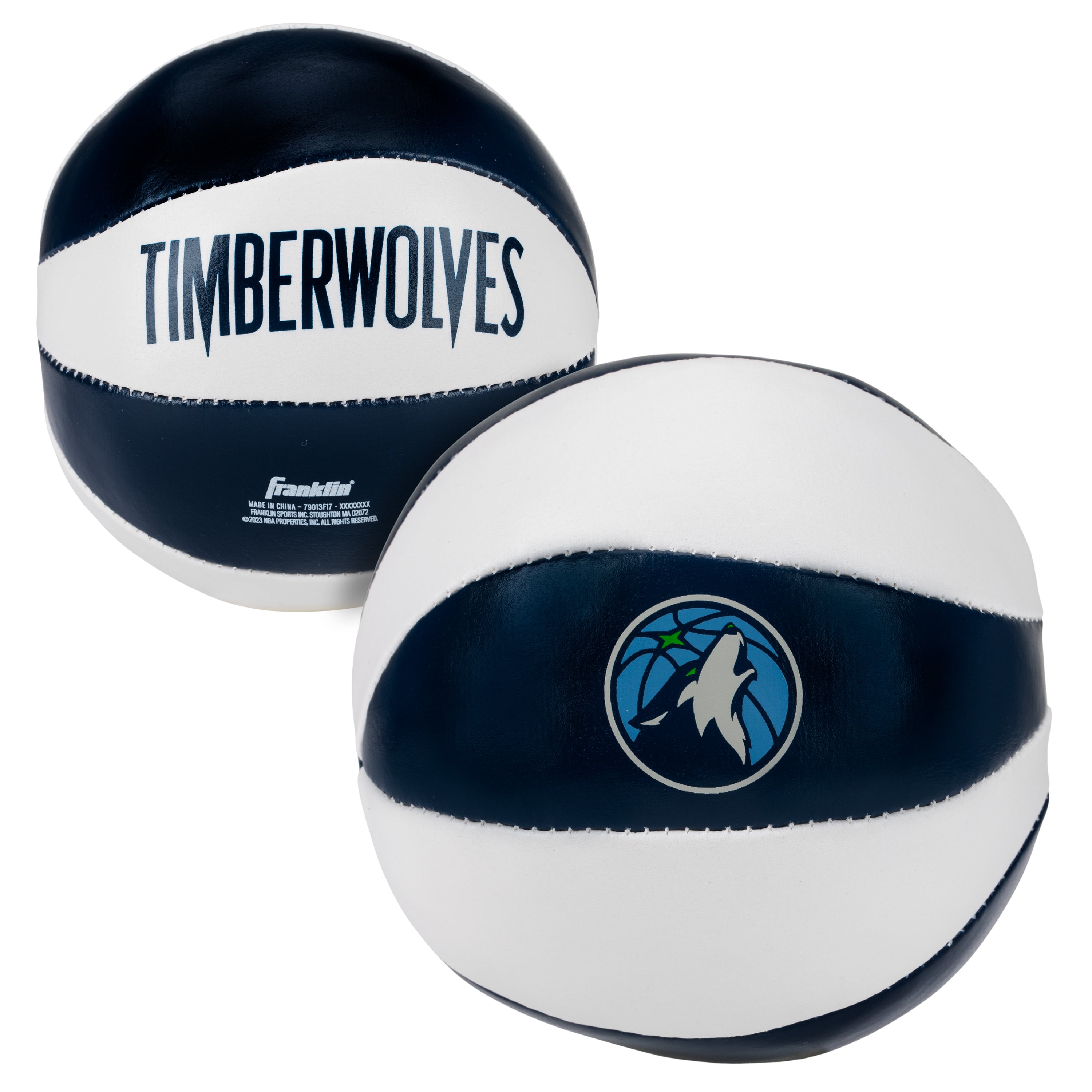 Franklin Sports NBA Minnesota Timberwolves Toy Basketballs - 2 Pack of ...