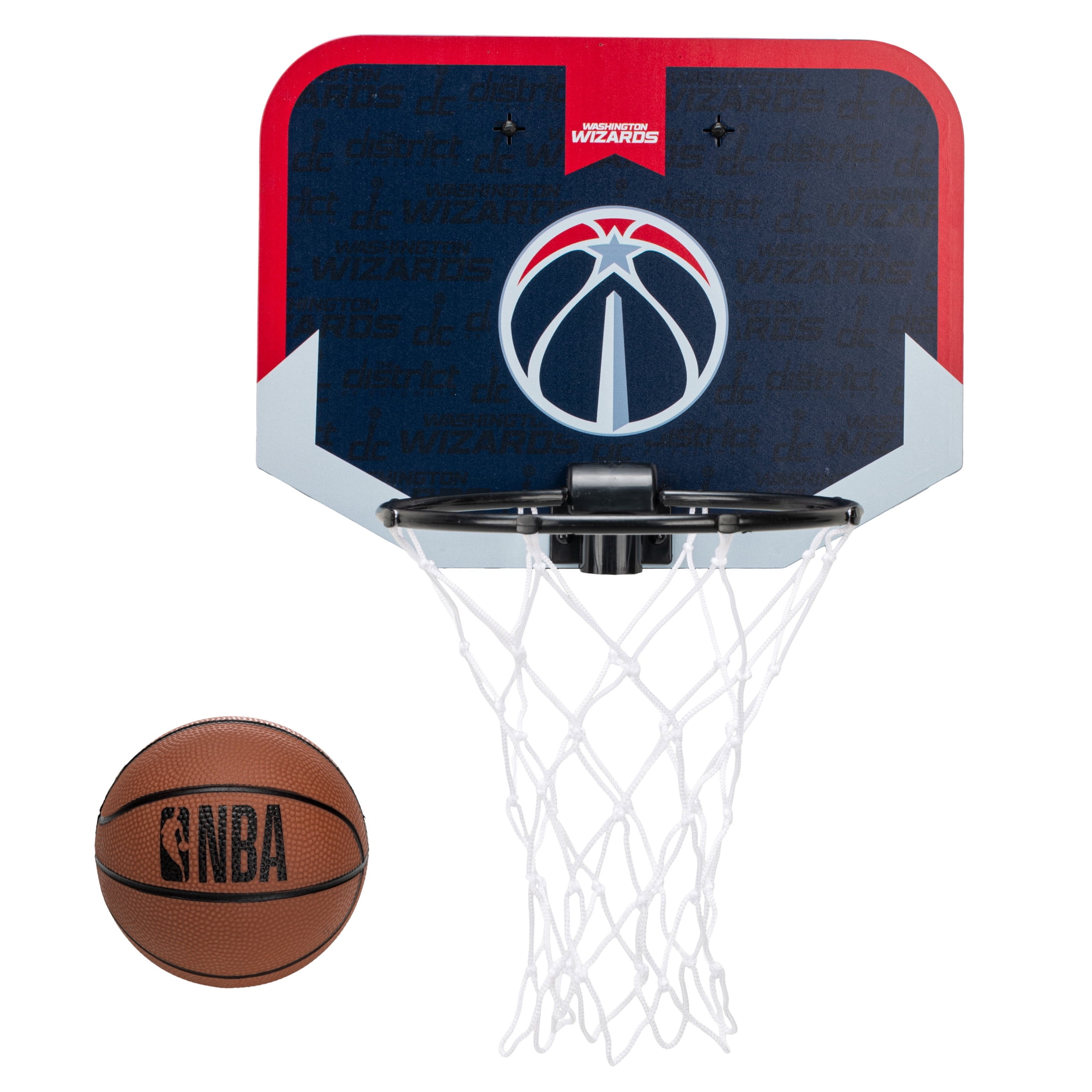 Franklin Sports NBA Washington Wizards Mini Over the Door Basketball ...