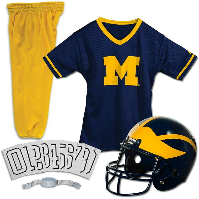 Franklin Sports NCAA Michigan Wolverines Uniform Set, Medium - Walmart.com