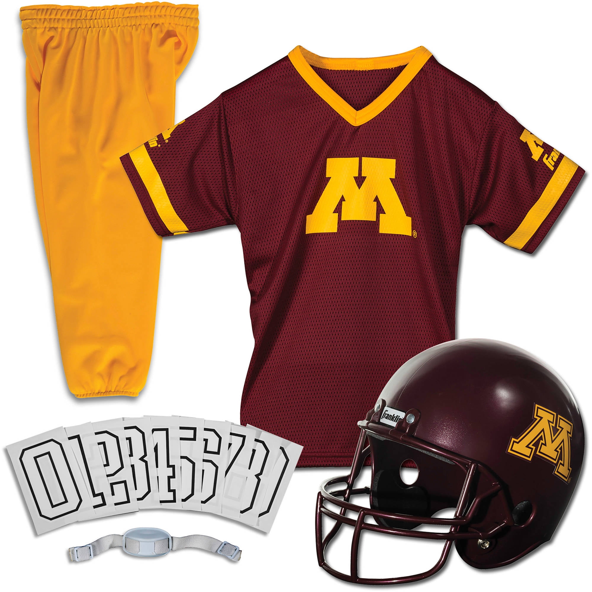 Franklin Sports NCAA Minnesota Golden Gophers Uniform Set, Small ...