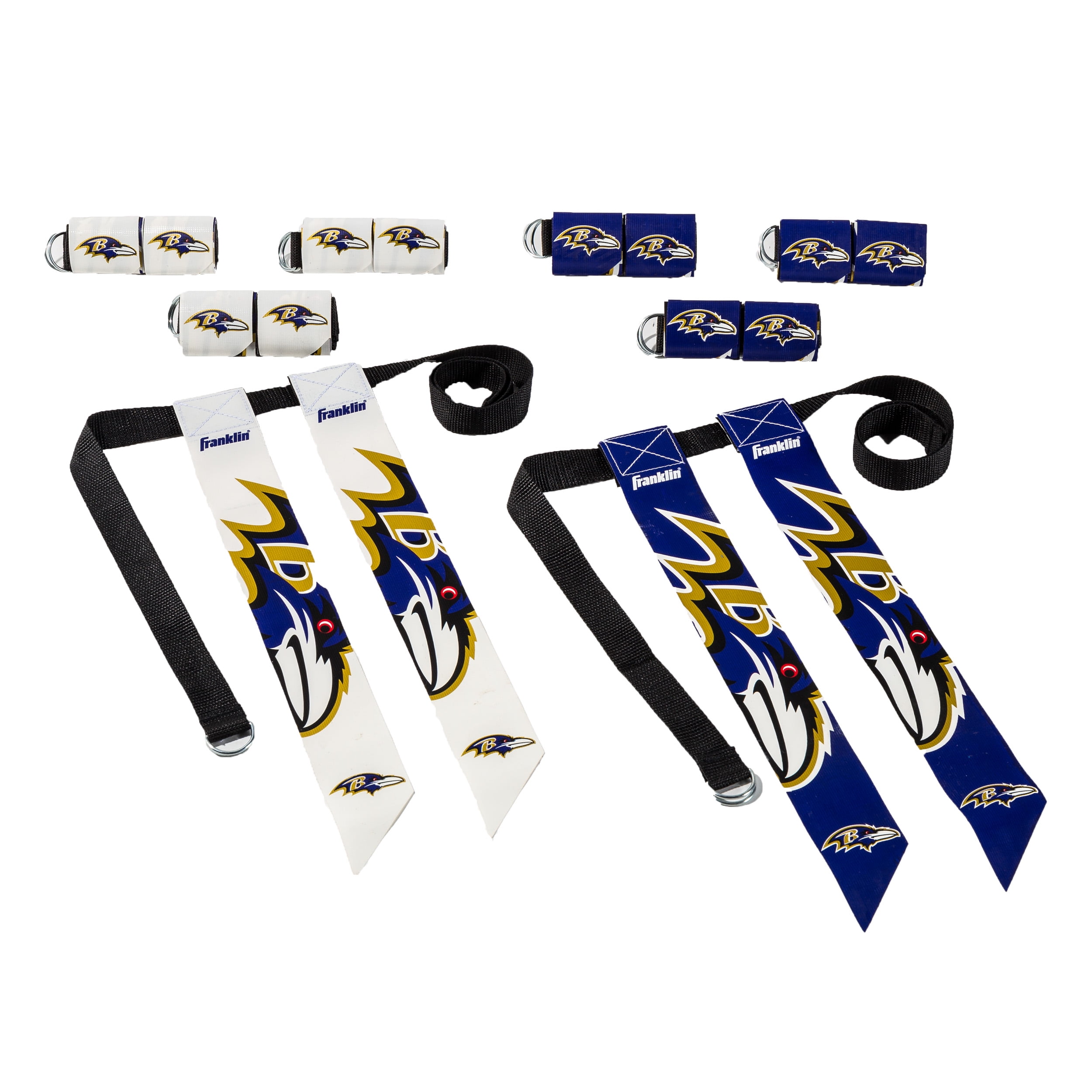 Franklin Sports NFL Baltimore Ravens Youth Flag Football Set - Walmart.com