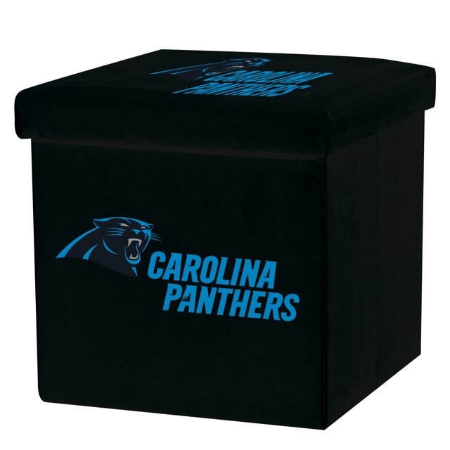 Franklin Sports NFL Carolina Panthers Storage Ottoman with Detachable ...