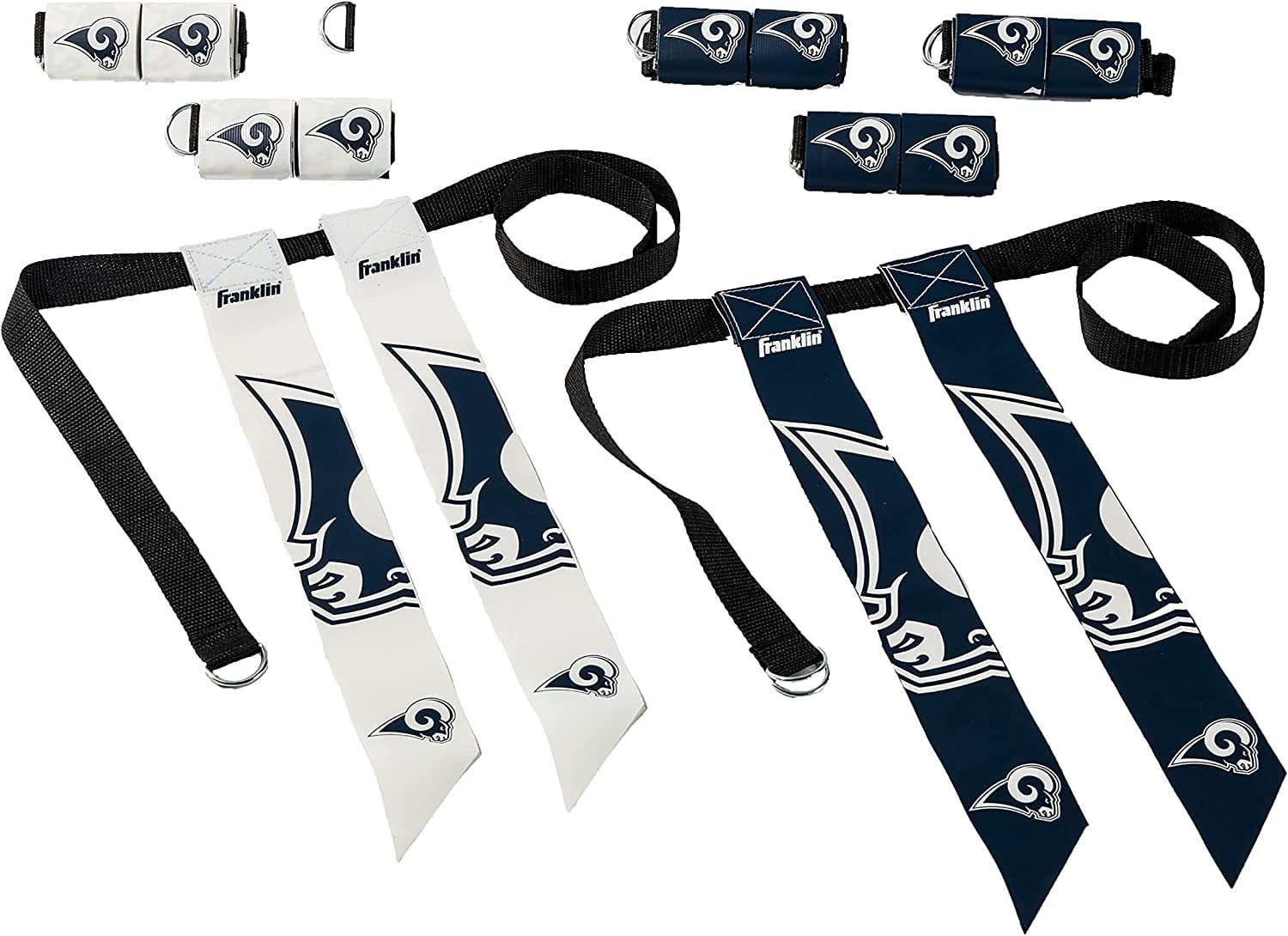 Franklin Sports NFL Flag Football Sets - NFL Team Flag Football Belts ...