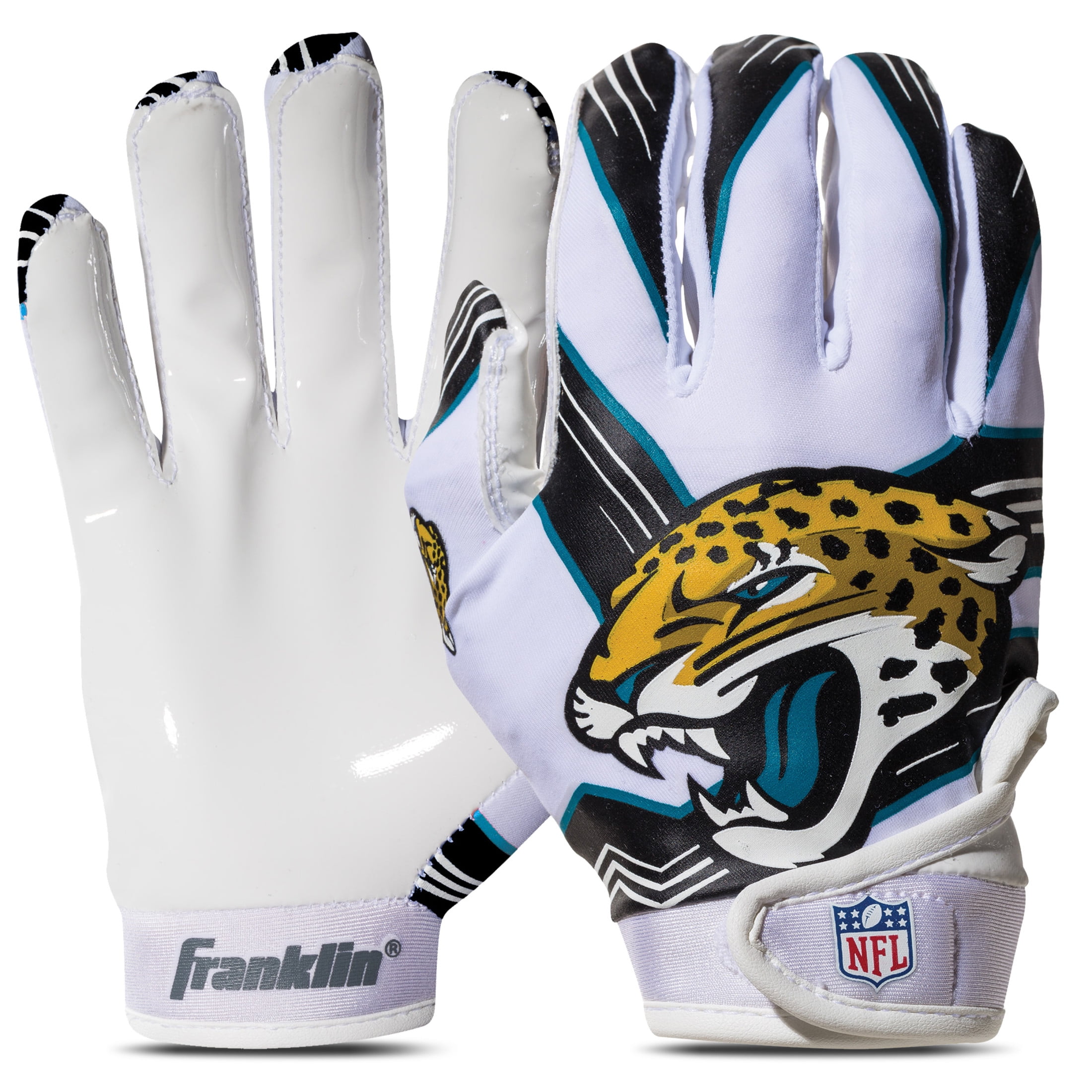 Franklin Sports Jacksonville Jaguars Youth NFL Football Receiver Gloves ...
