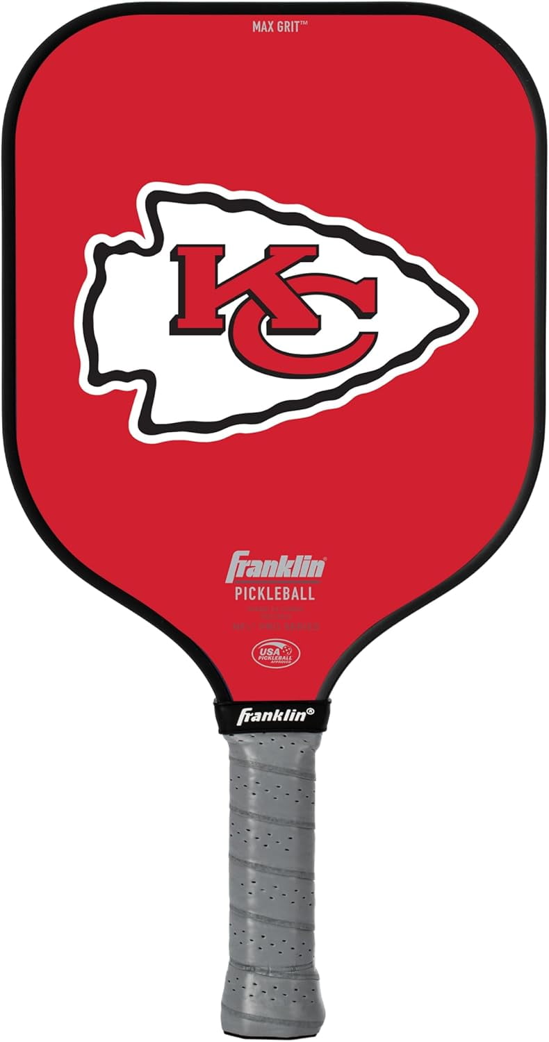 Franklin Sports NFL Kansas City Chiefs Pickleball Paddle - Official NFL ...